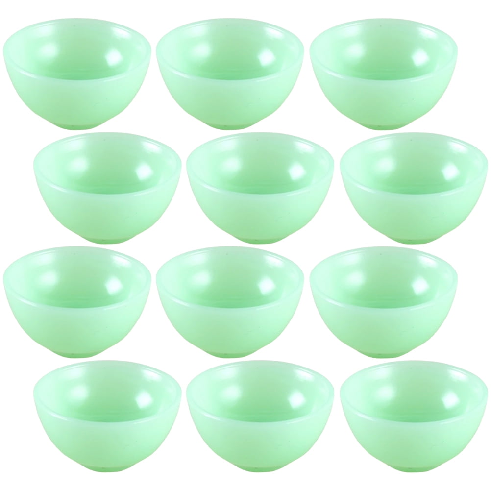 HONMEET Serving Bowls Mini House Bowls Dollhouse Accessory Plastic ...