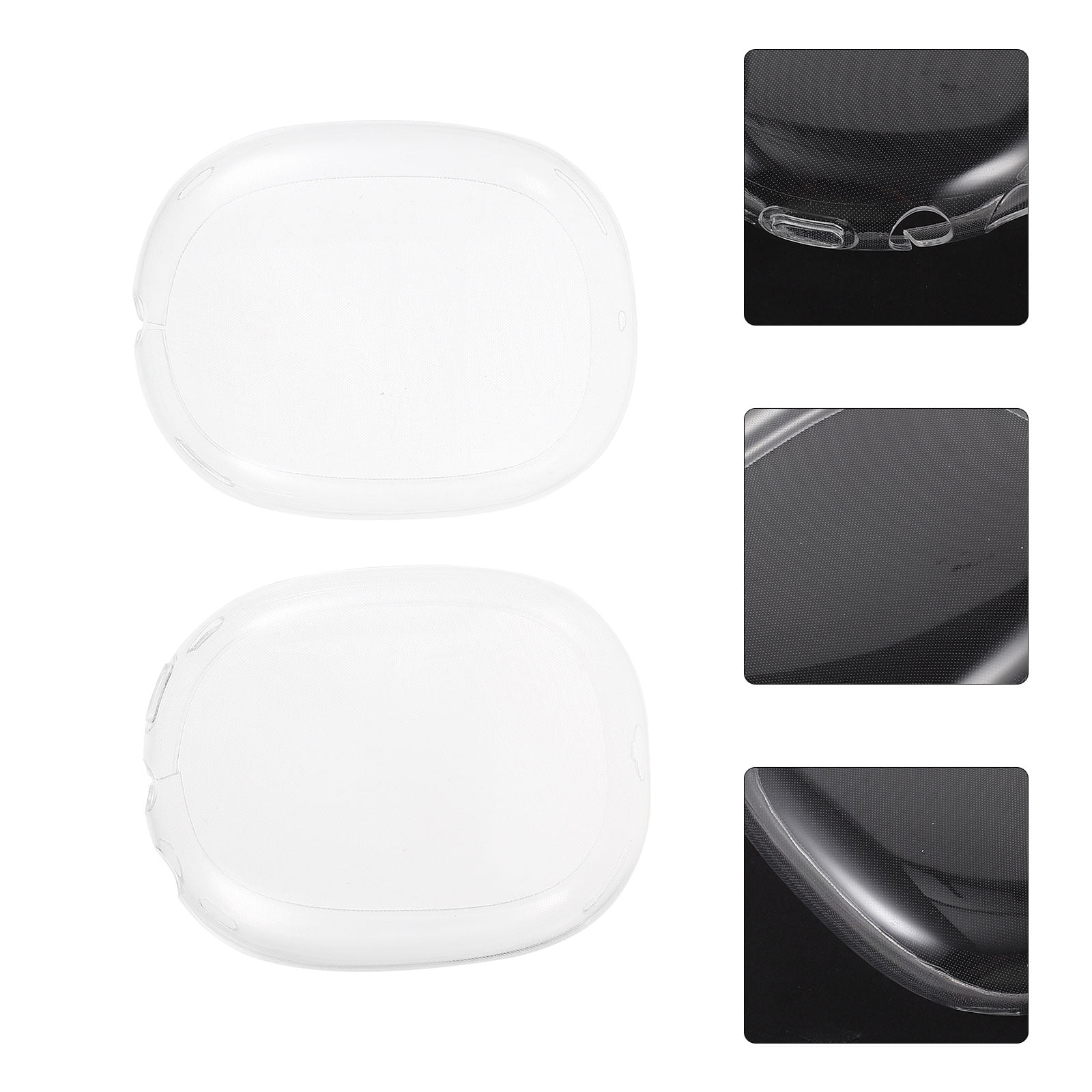 HONMEET Clear TPU Headphone Ear Covers Full Soft Ear Pads 1 Pair Easy ...
