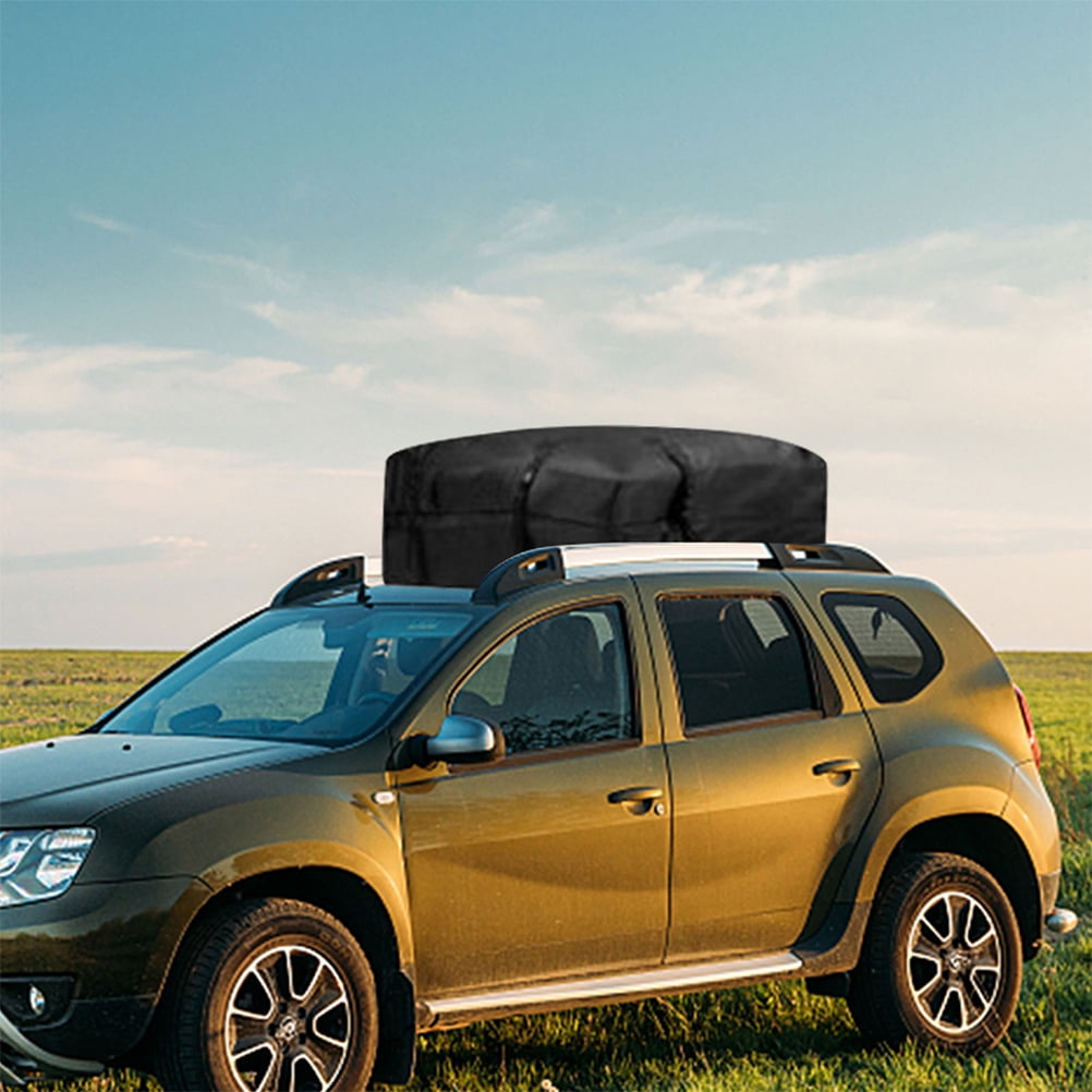 HONMEET Travel Roof Storage Bag 1Pack 56.98X31.44X17.68in Black 420D ...