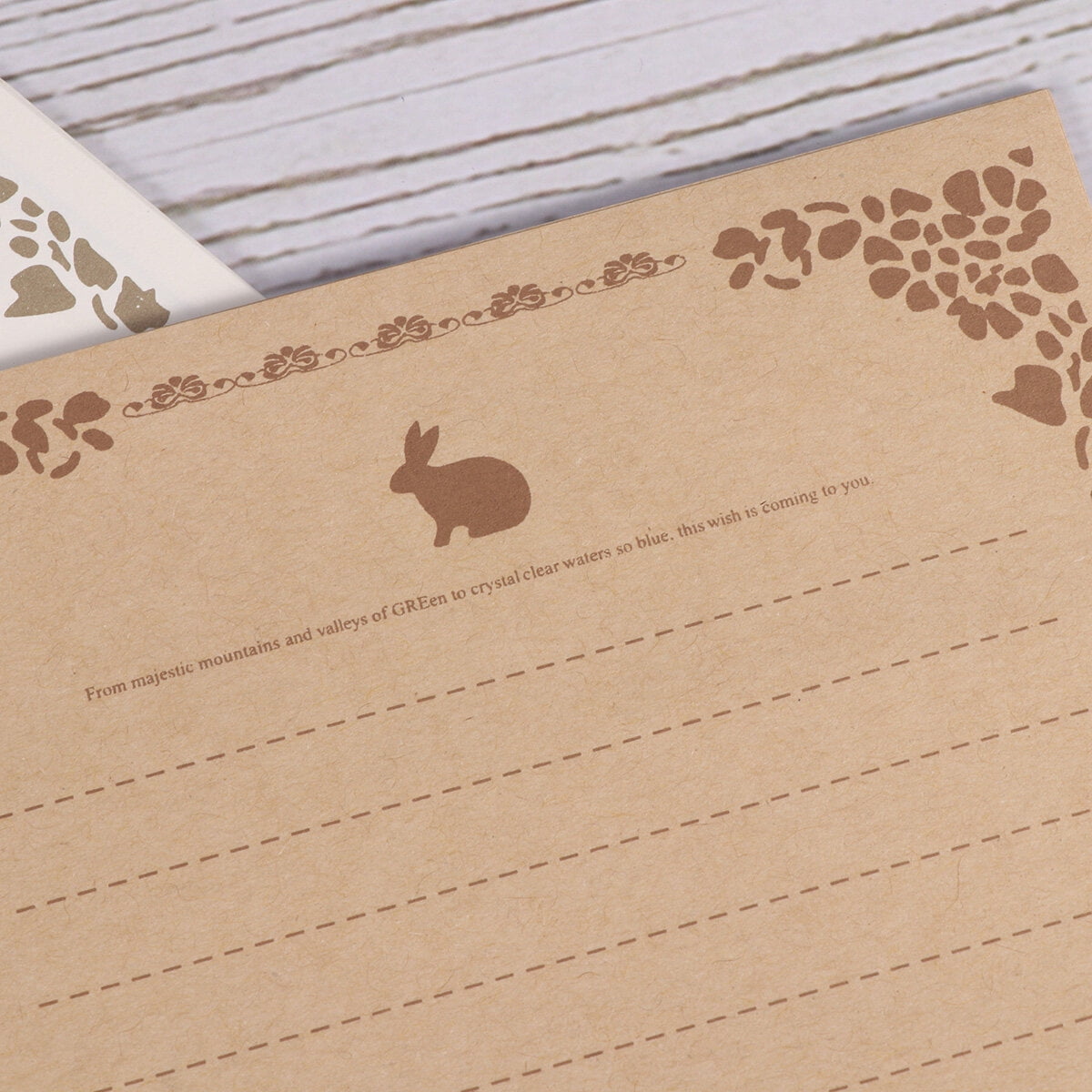 HONMEET Vintage Writing Paper Set with Beautiful Patterns for Writing ...