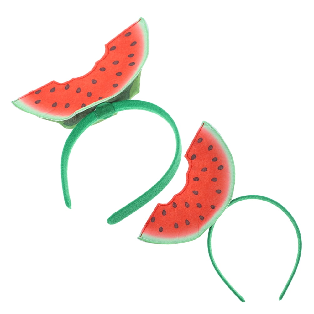 HONMEET Watermelon Hair Hoops 2Pcs Felt Material For Summer And Spring ...