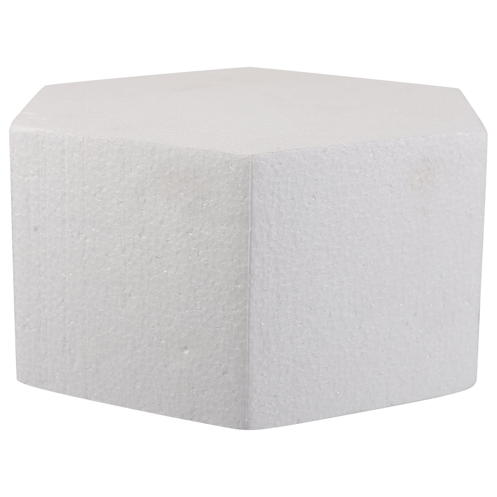 HONMEET White Hexagon Cake Model 1Pack Polystyrene 17.50X17.50X10.00Cm ...