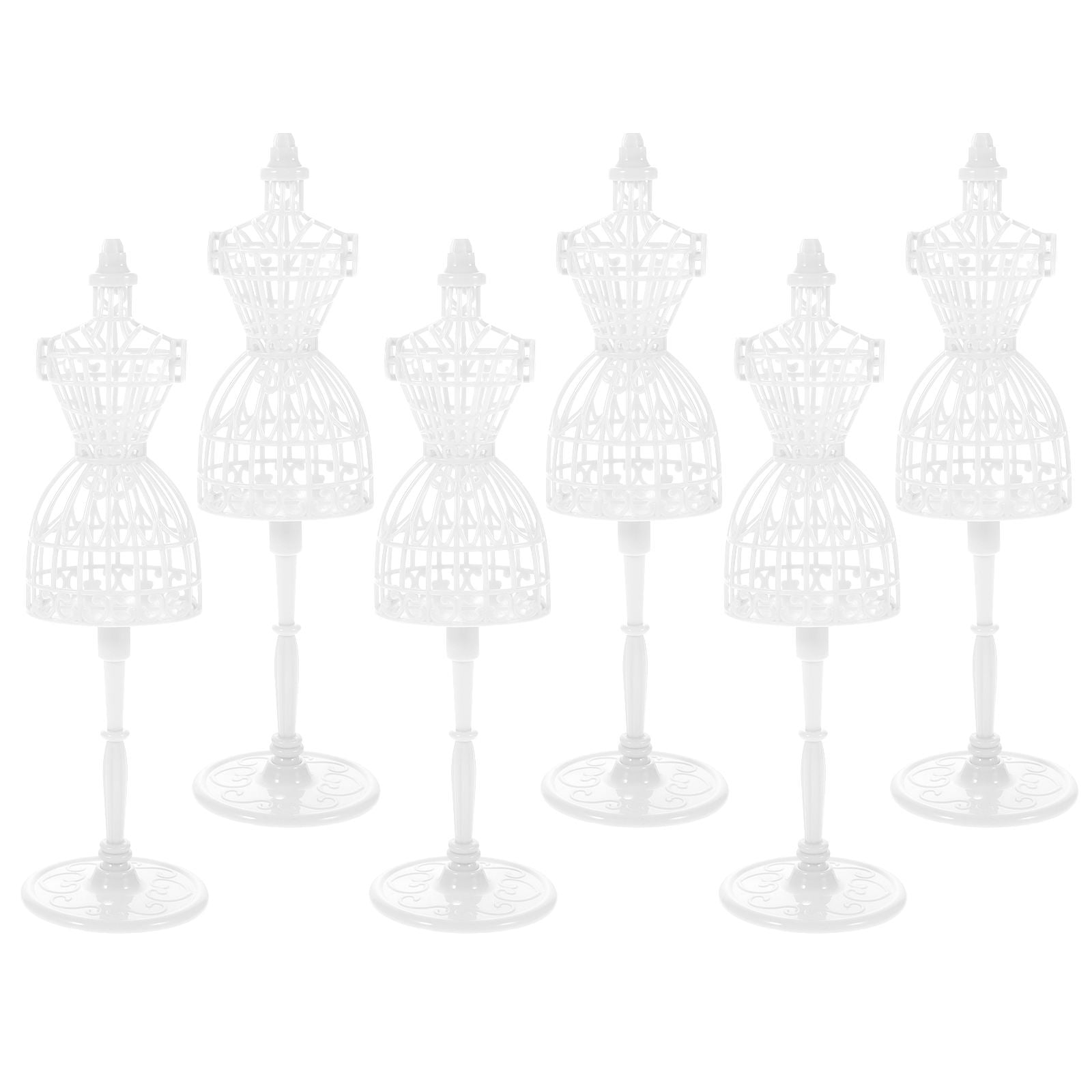 HONMEET White Plastic Miniature Mannequin for Display Perfect for Doll ...