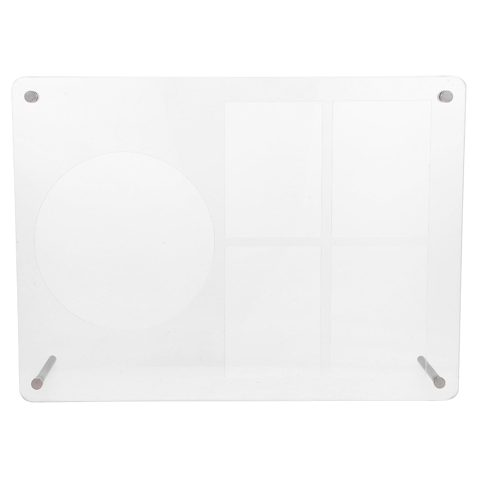 HONMEET Cd Stand Racks Card Storage Transparent Acrylic 1Pack - Walmart.com