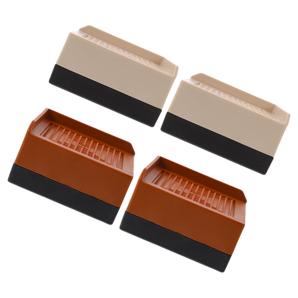 HONMEET Furniture Riser Set 4 Pieces Plastic and Soft Rubber Home Use ...