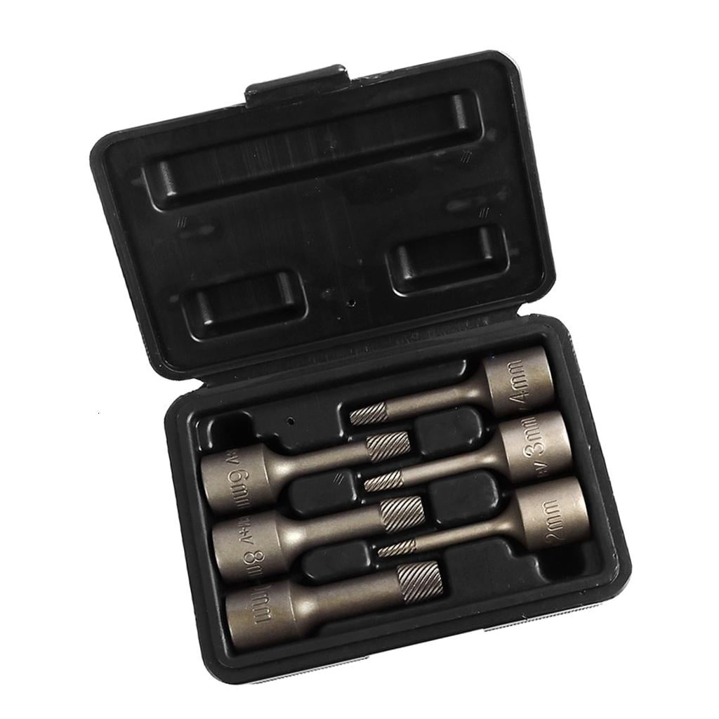 HONON 6Pcs 3/8 Damaged Screw Extractors Drill Bit Set Stripped Screw ...