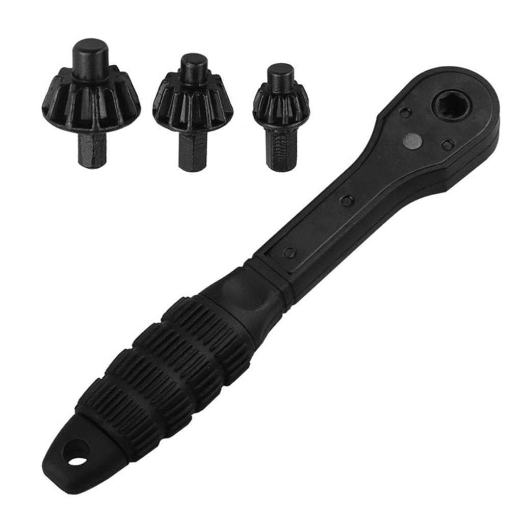 HONON Key Ratchet Spanner Steel Universal Wrench Hand Drill Chuck Key ...