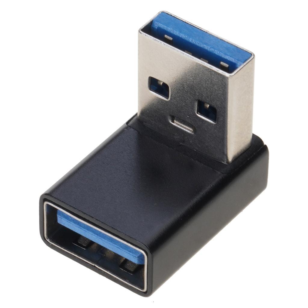 HONON USB 3.0 Male to Female Adapter Connector USB 3.0 Header 90 Degree ...