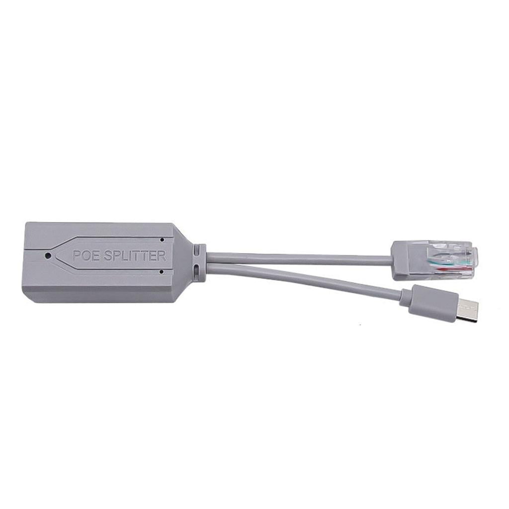 HONON USB C Power Over Ethernet PoE Splitter 48V To 5V For Easy Setups ...