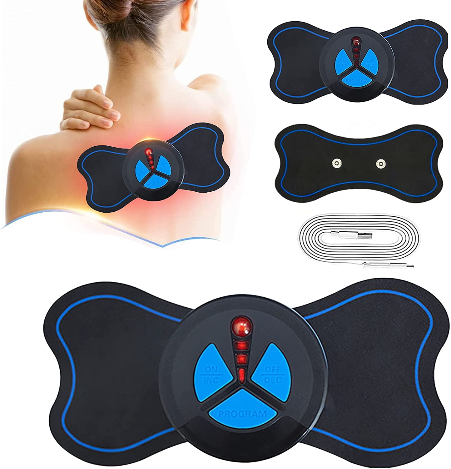 HONSITML Portable Massager, Mini Neck Massager, Electric Massager ...