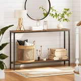 "HOOBRO Industrial Console Table, Slim Entryway, 47.2"" Narrow Table ...