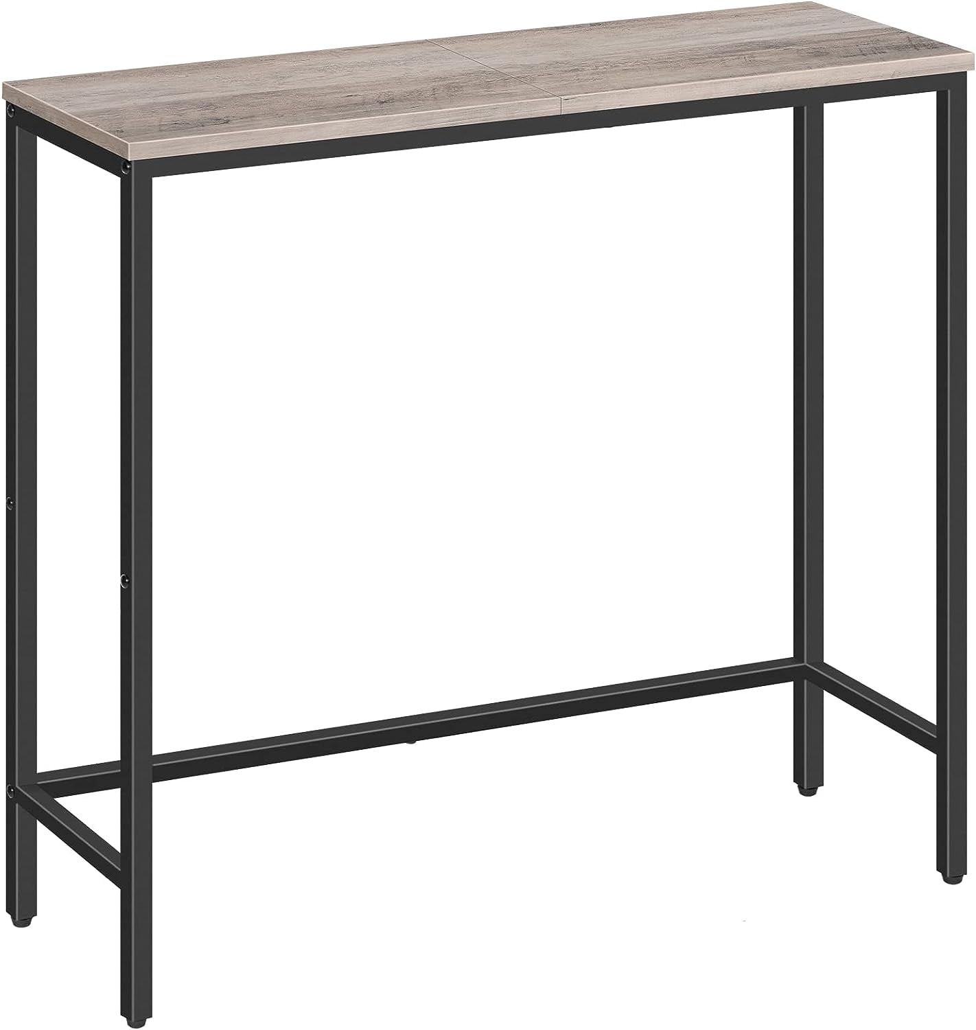 HOOBRO 29.5" Narrow Console Table, Small Sofa Table, Metal Frame for ...