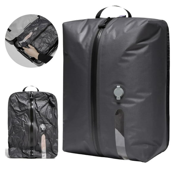 Black Voyage Vacuum Compression Travel Bag for Carry- Suitcase and ...