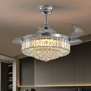 EAYSG 42 inch Ceiling Fans with Lights, Remote Control, 3 Color, 6 ...