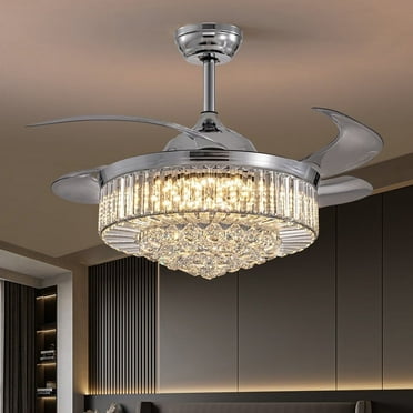 EAYSG 42 inch Ceiling Fans with Lights, Remote Control, 3 Color, 6 ...