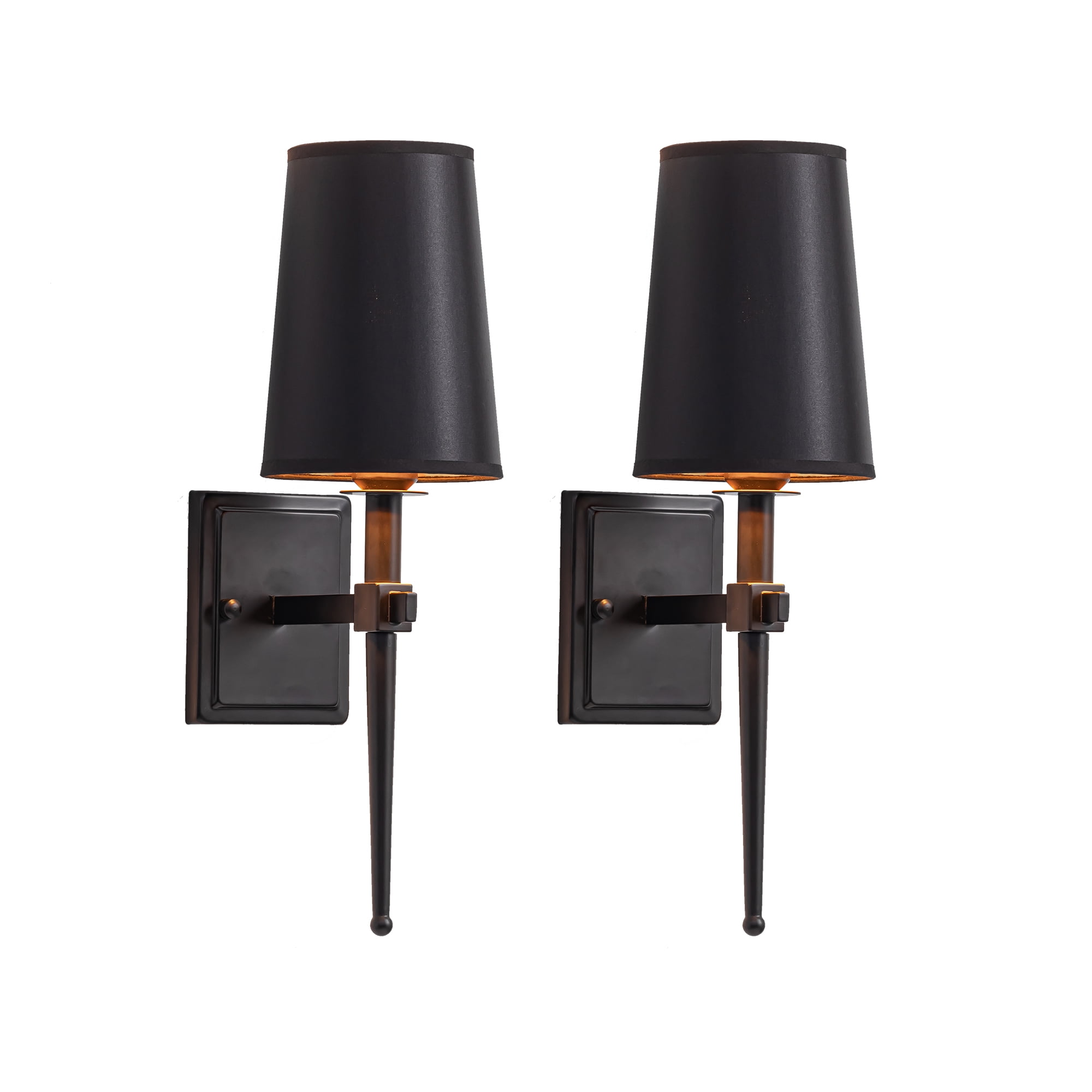 HOOMEDELIER Set of 2 Modern Battery Operated Wall light with Remote ...