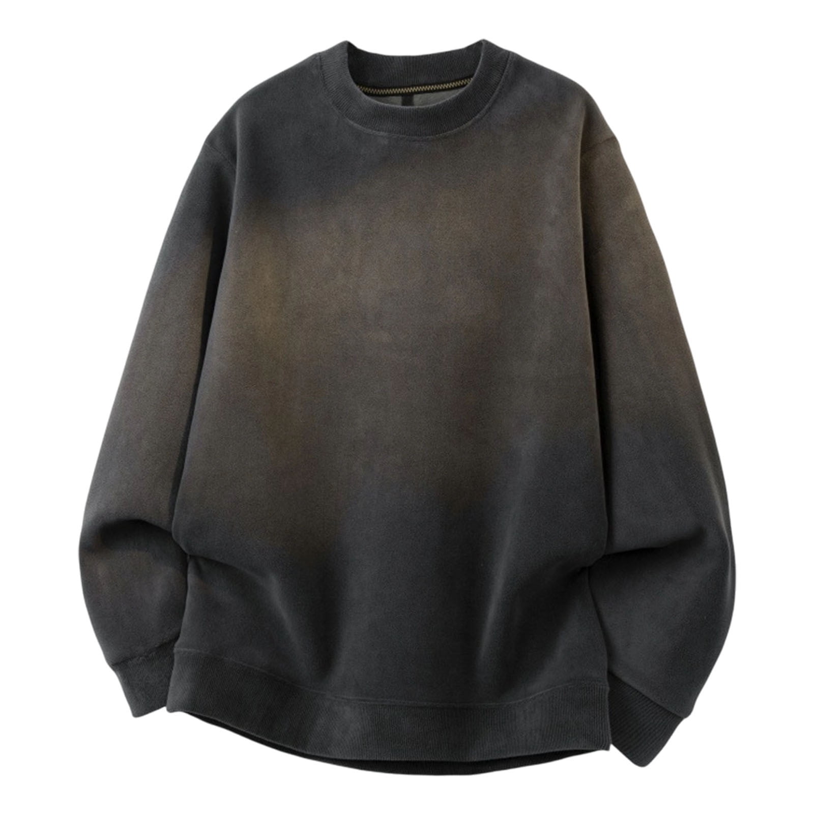 HOOMEUMY 2026 Sweatshirt Men Sweatshirt Long Sleeve Lightweight Solid ...