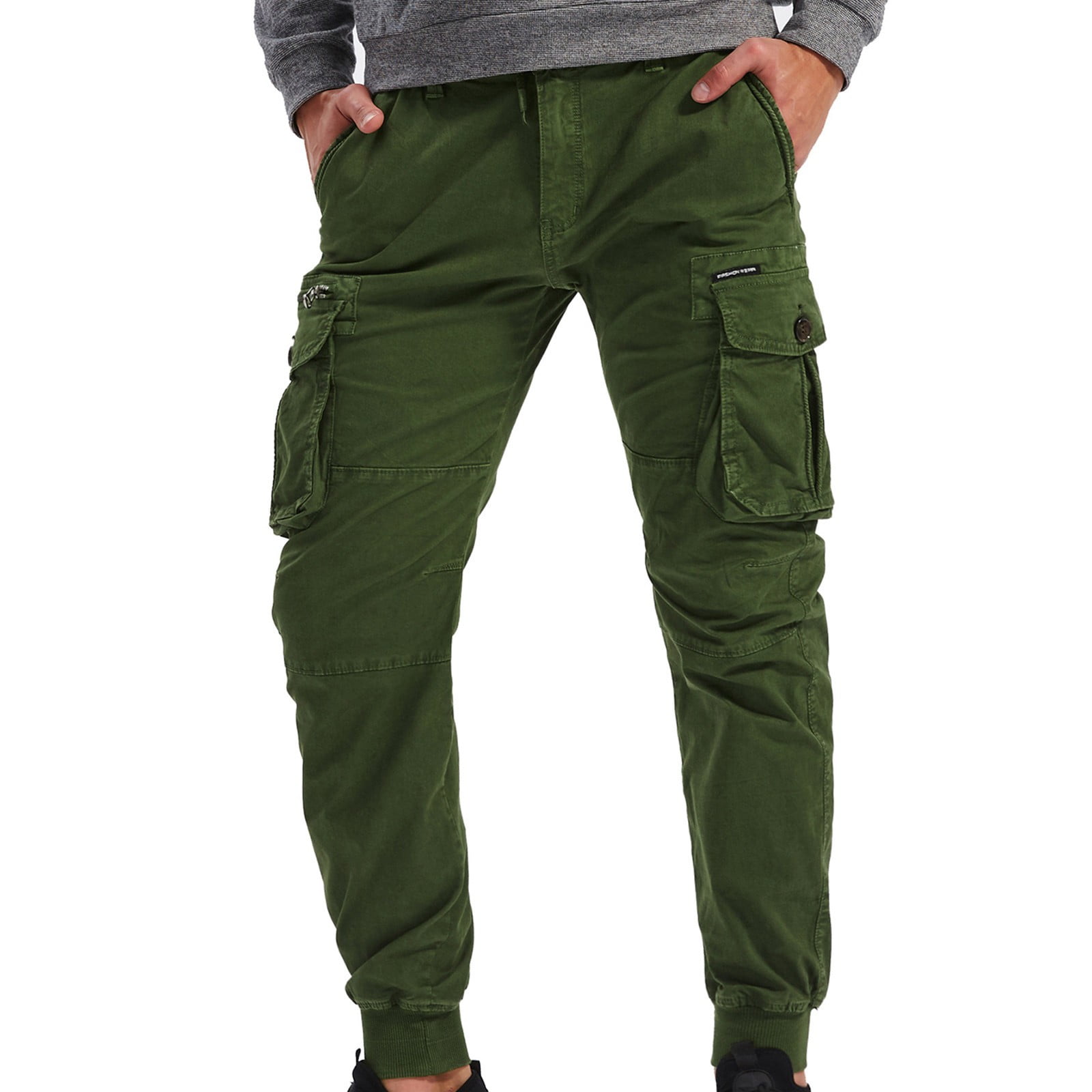 HOOMEUMY Cargo Pants for Men Workout Athletic Joggers Casual Regular ...