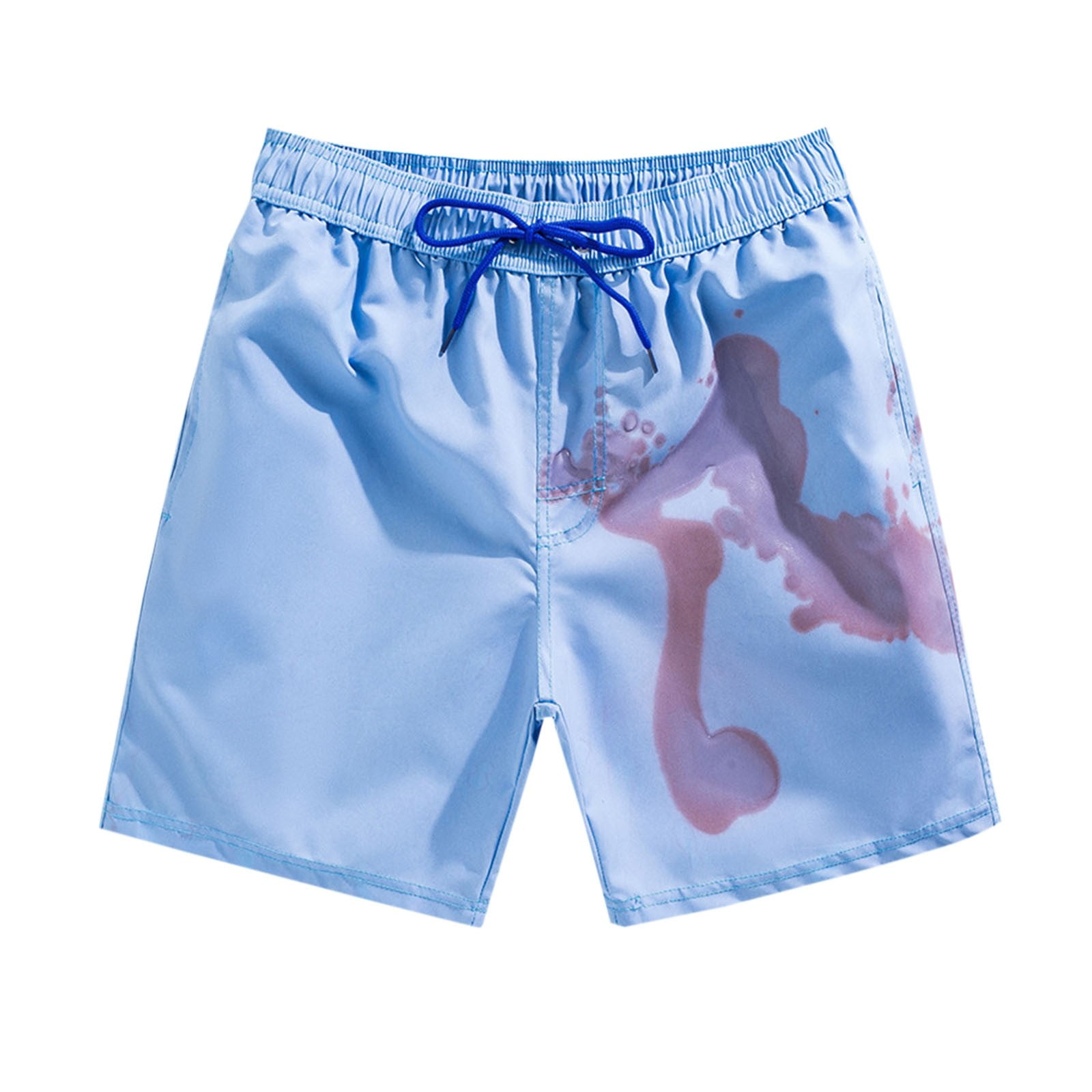 HOOMEUMY Clearance 2024 Men's Summer Color Changing Swim Trunks Quick ...