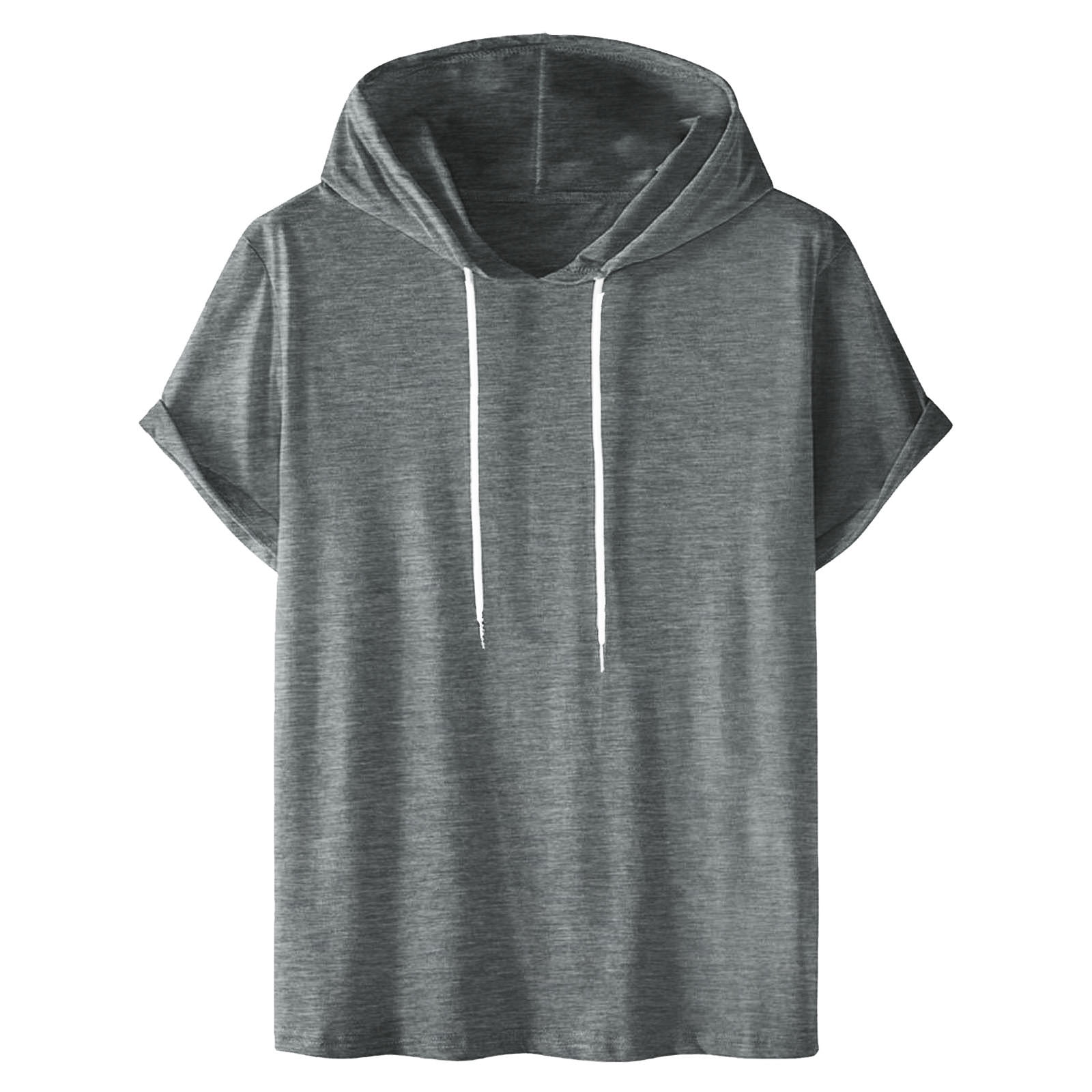 HOOMEUMY Men's Hooded Shirts Slim Fit Flowy Dressy Casual Blouse ...