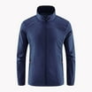 HOOMEUMY Mens Hoodless Fleece Jacket Casual Workout Long Sleeve Clothes ...