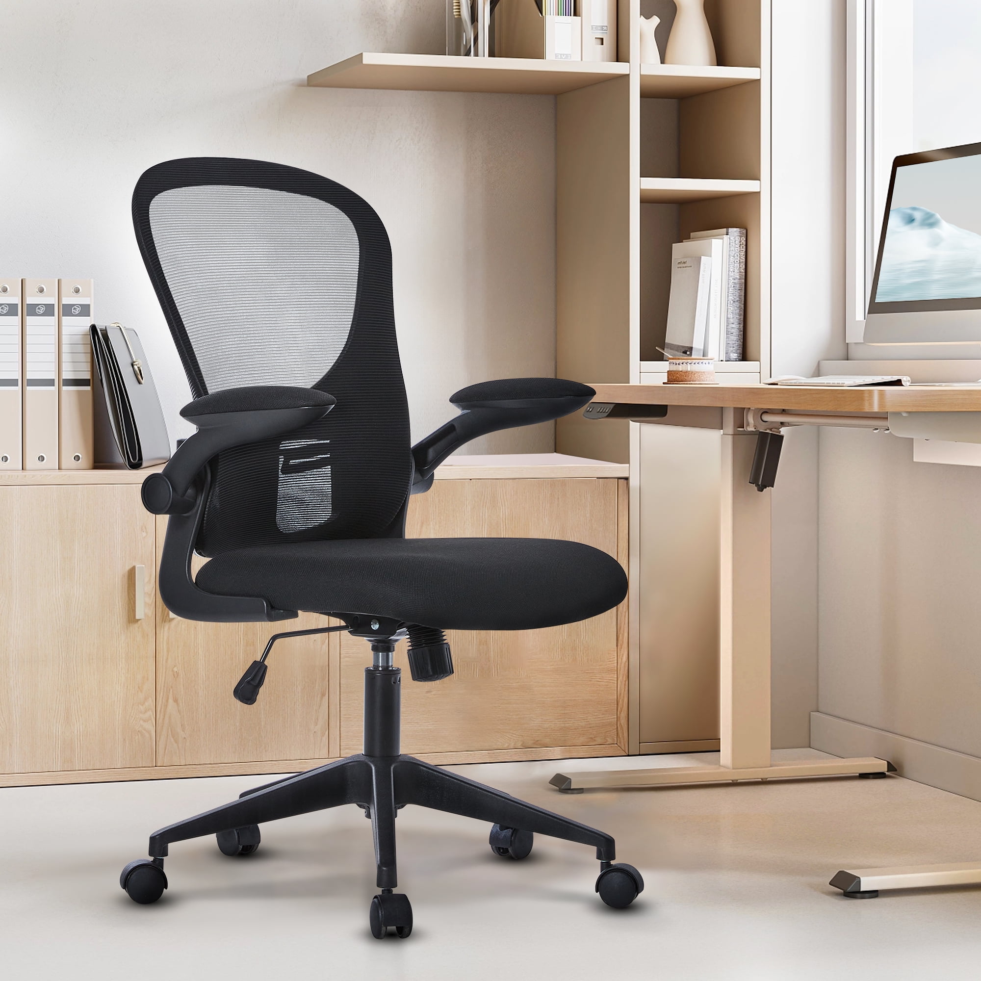 HOOOWOOO Home Office Mesh Chairs Ergonomic Computer Chair,Desk Chair ...