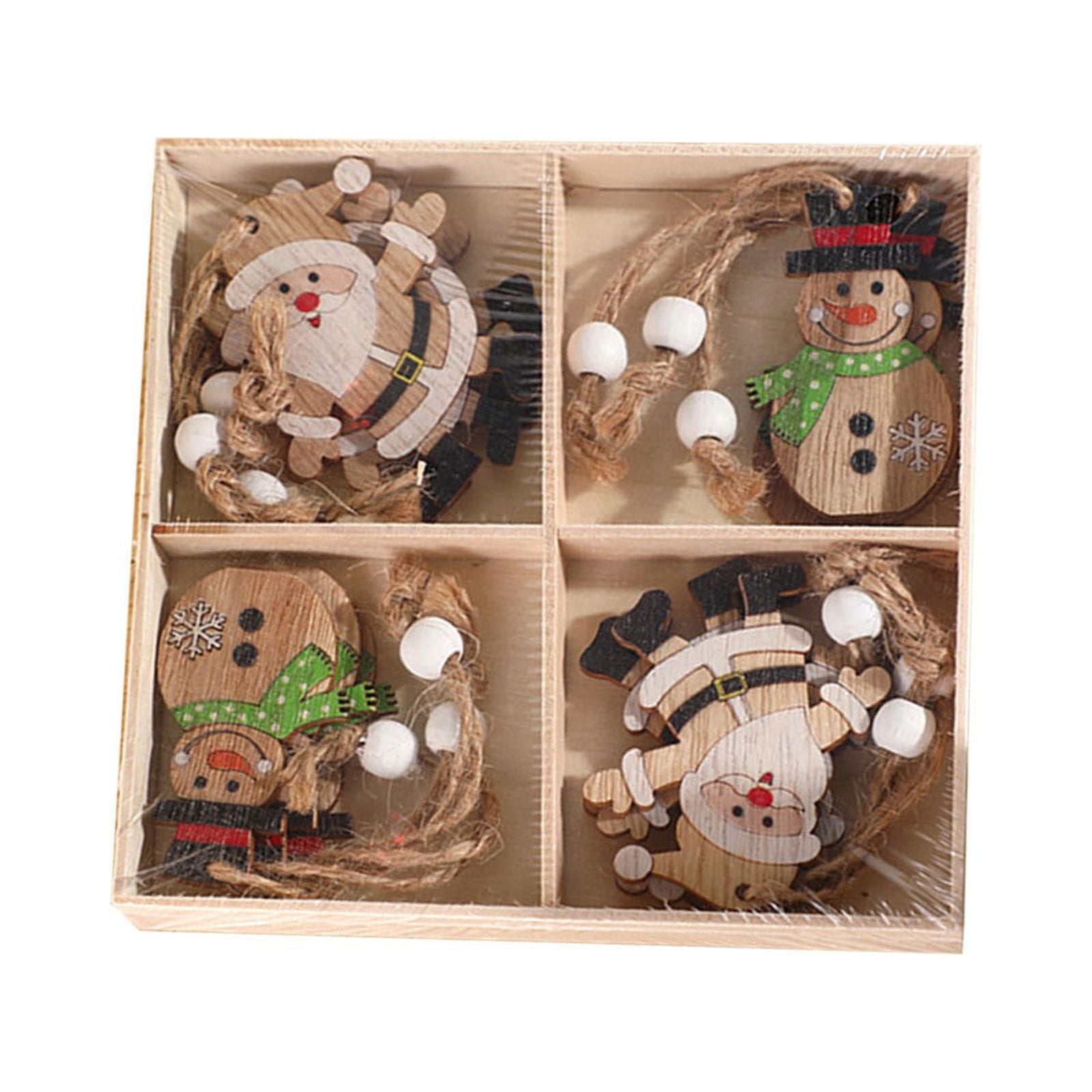 HOOUDO Widgets Clearance Sale Wooden Christmas Tree Decorations ...