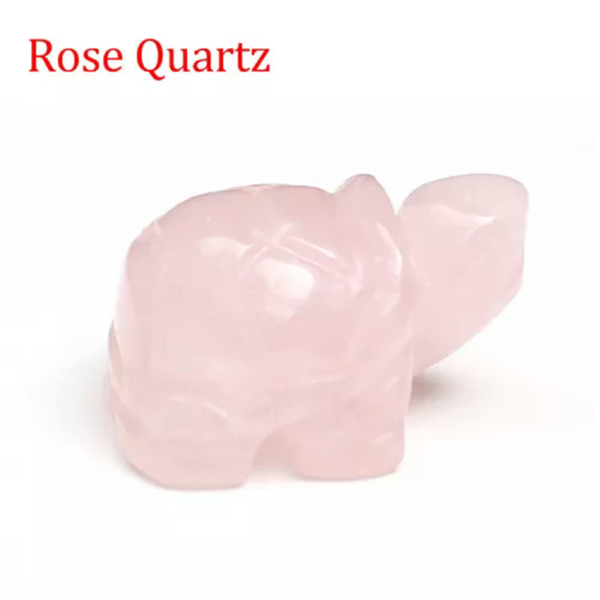 HOOUN 1.5" Turtle Tortoise Natural Gems Crystal Carved Reiki Healing ...