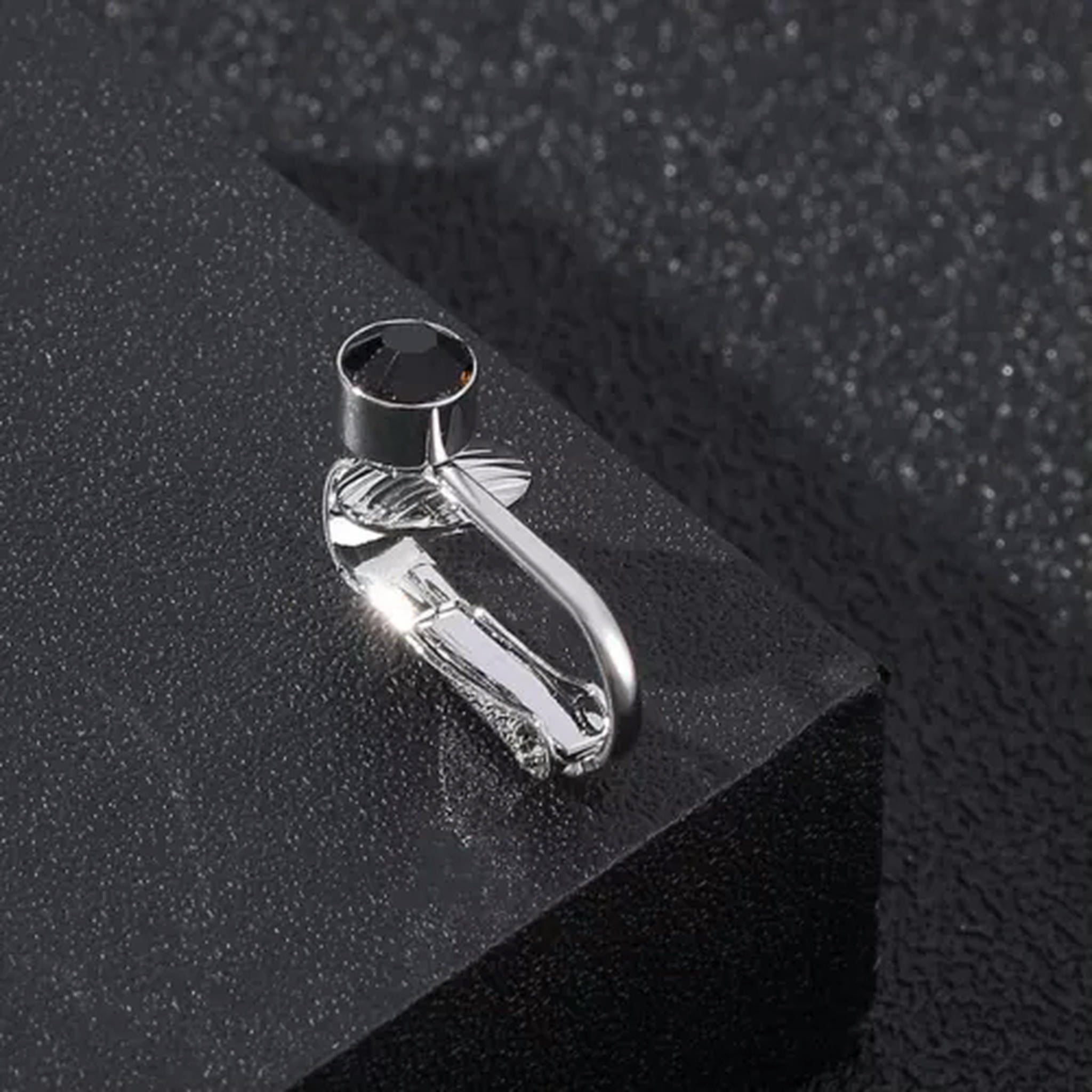 HOOUN 1 PC Fake Navel Belly Button Rings Pendant CZ Clip on Belly ...