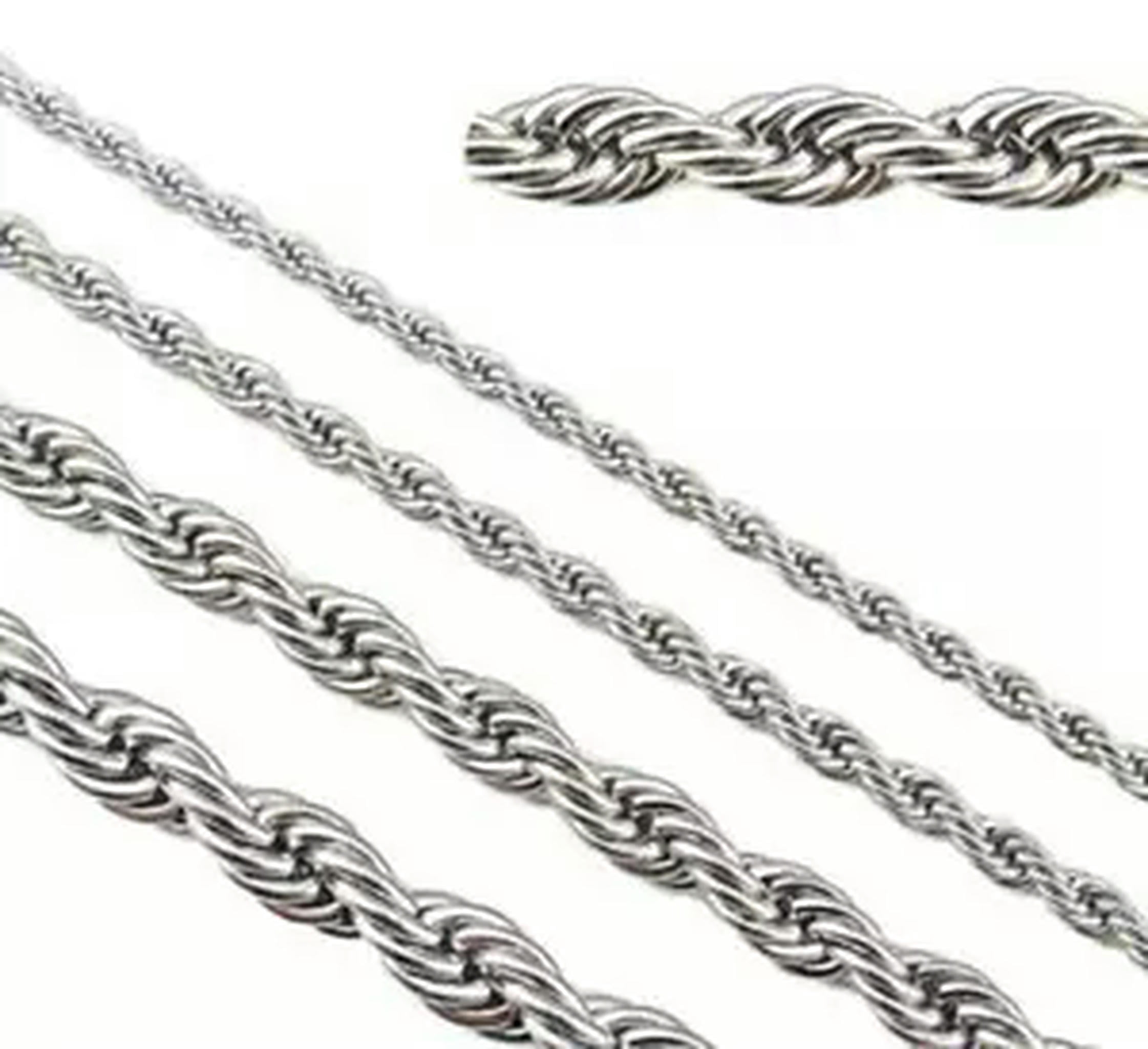 HOOUN 10m Stainless Steel Singapore twisted Rope Chains Findings for ...