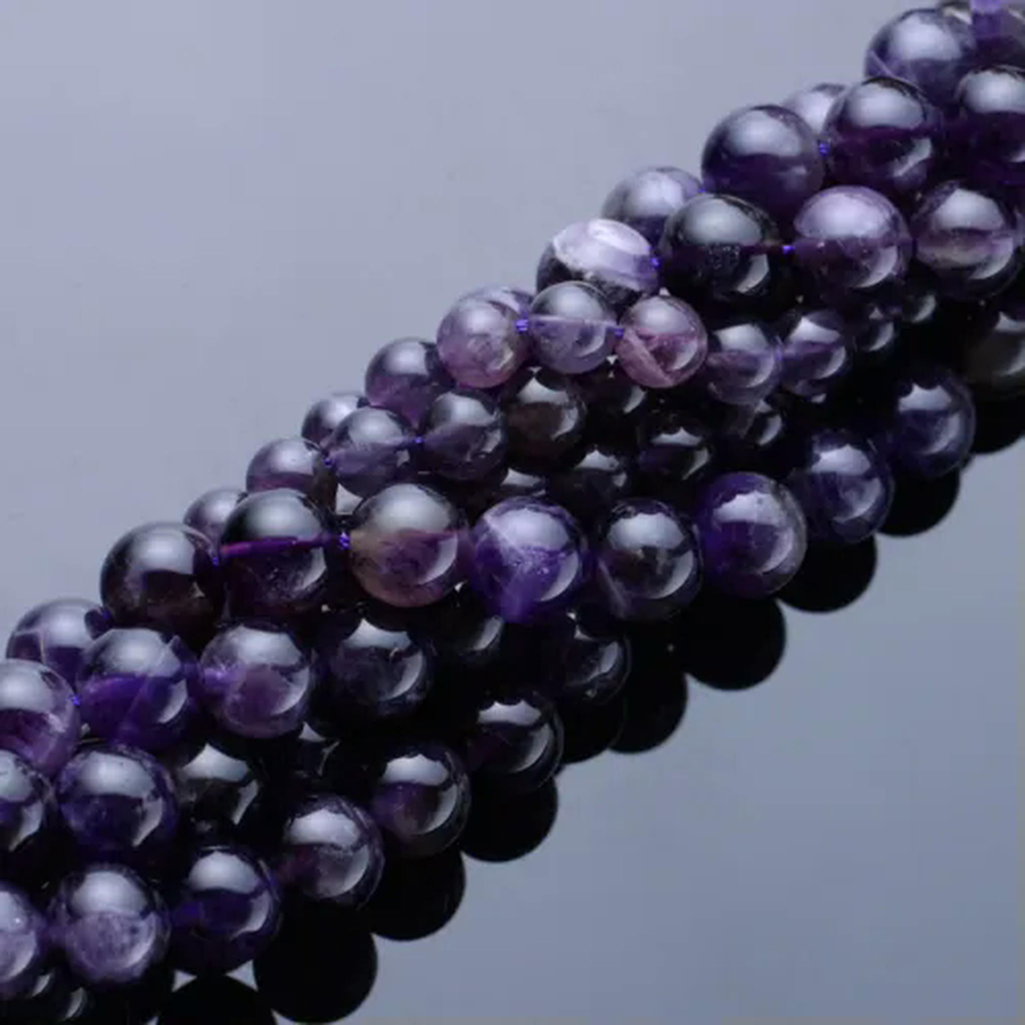 HOOUN 15“ Natural 4/6/8mm Freeform Gemstone Beads For DIY Jewelry ...