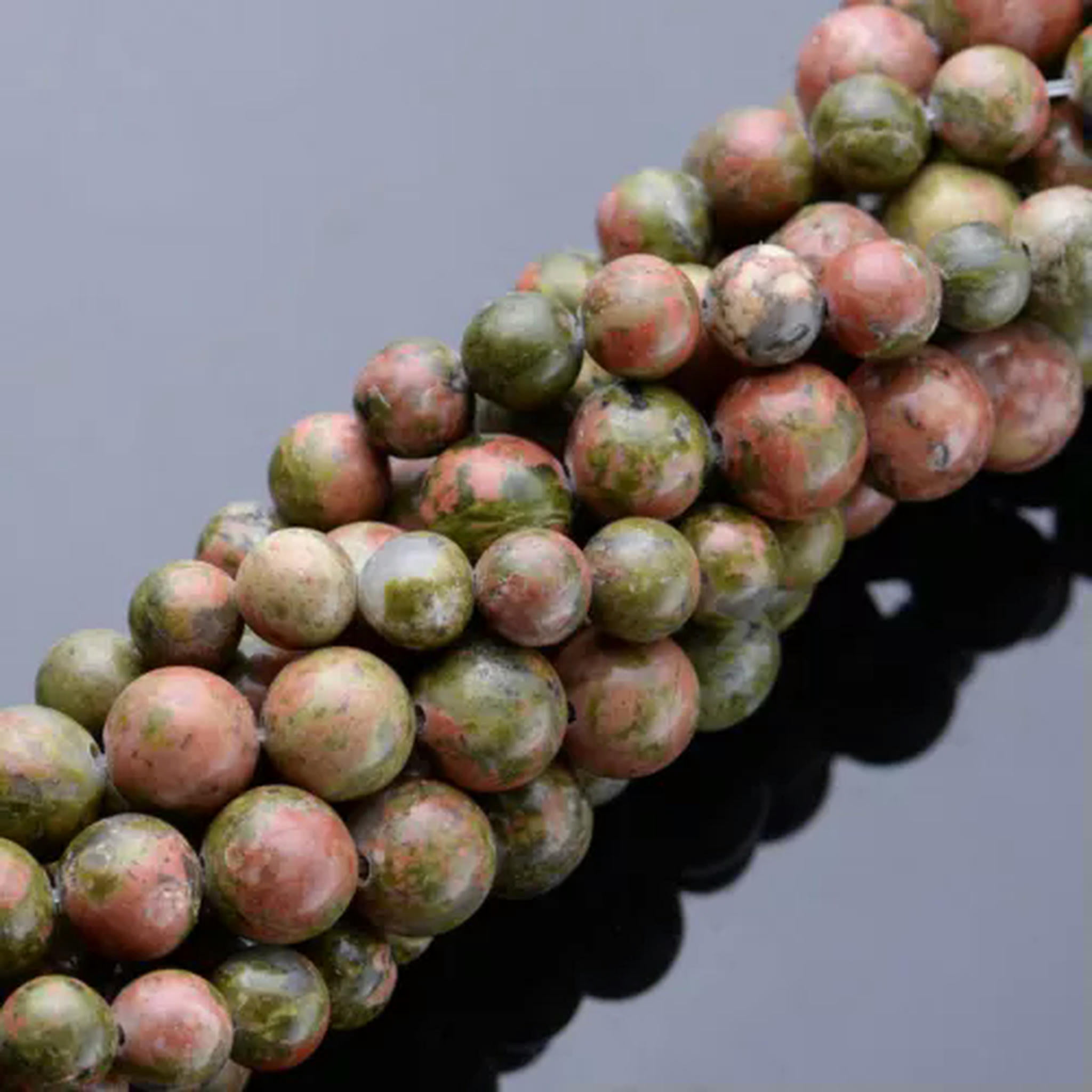 HOOUN 15“ Natural 4/6/8mm Freeform Gemstone Beads For DIY Jewelry ...