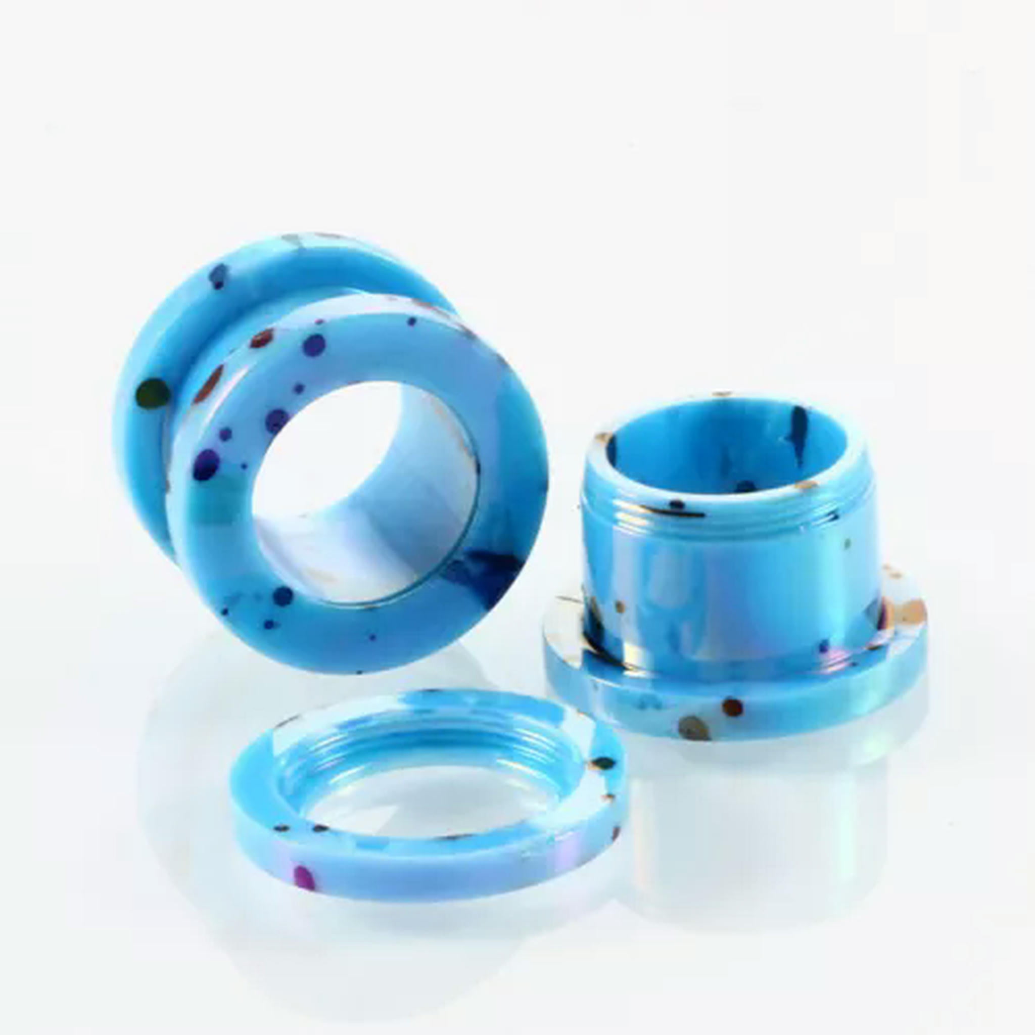 HOOUN 1PC Thick Acrylic Ear Skin Ear Tunnels Plugs Earskin Earlets ...