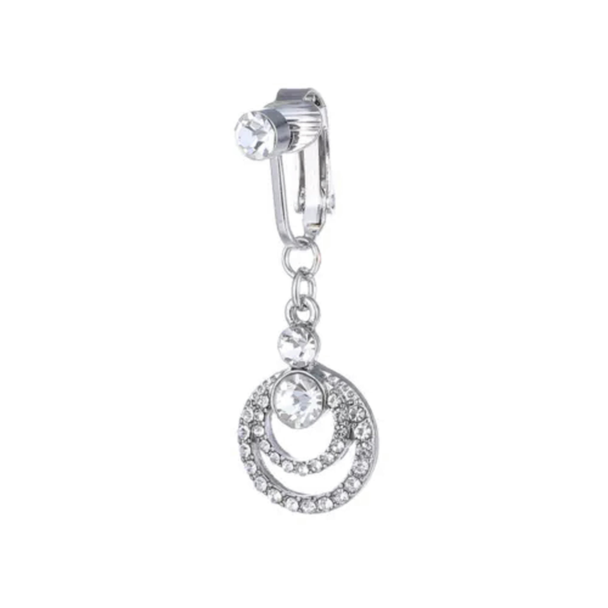 HOOUN 1Pc Cartilage Clip Fashion Body Piercing Fake Belly Button Navel ...
