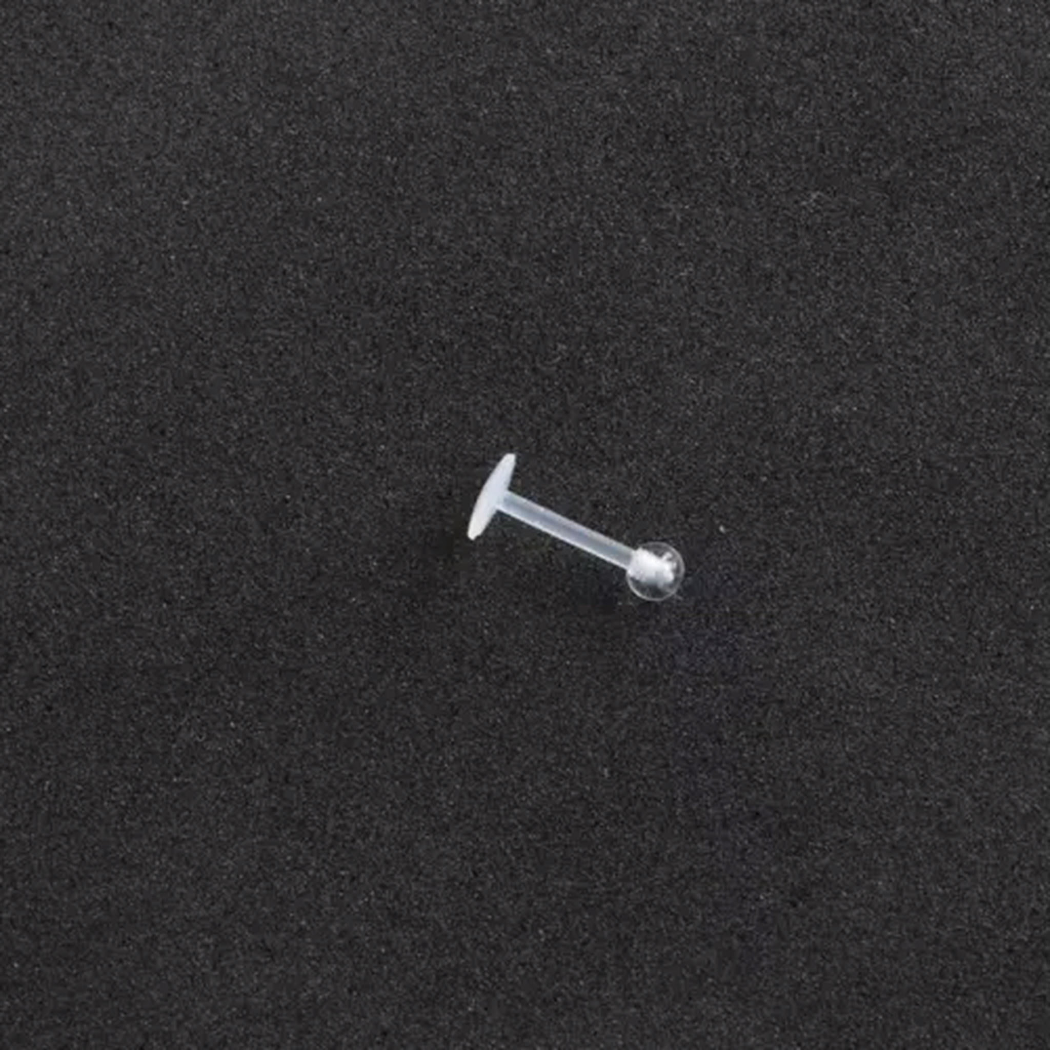 HOOUN 1Pc Clear Acrylic Nose Ring Lip Eyebrow Retainer Stud Ear Navel ...