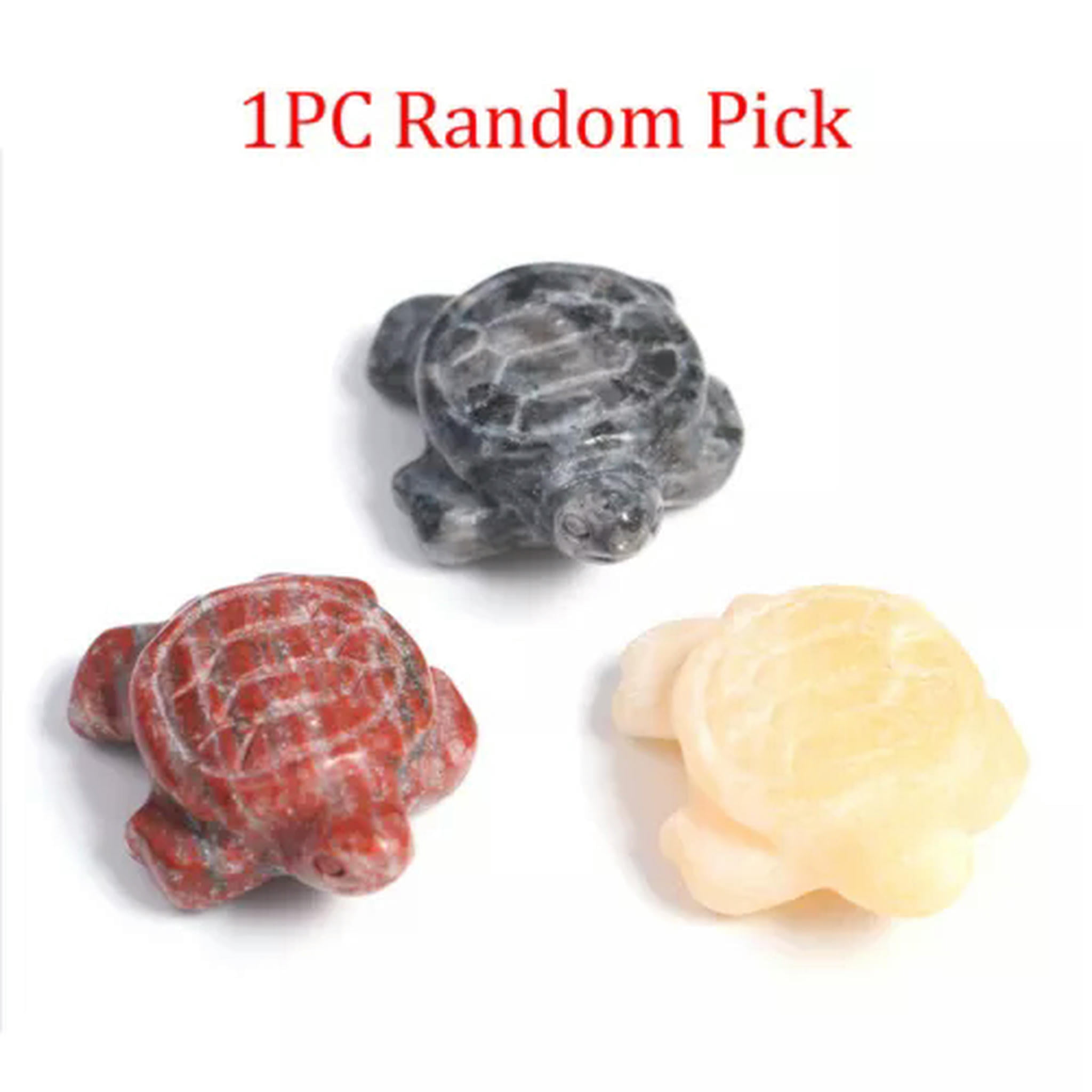 HOOUN 1pc Random Natural Mini Chakra Carved Animal Crystal Stone Quartz ...
