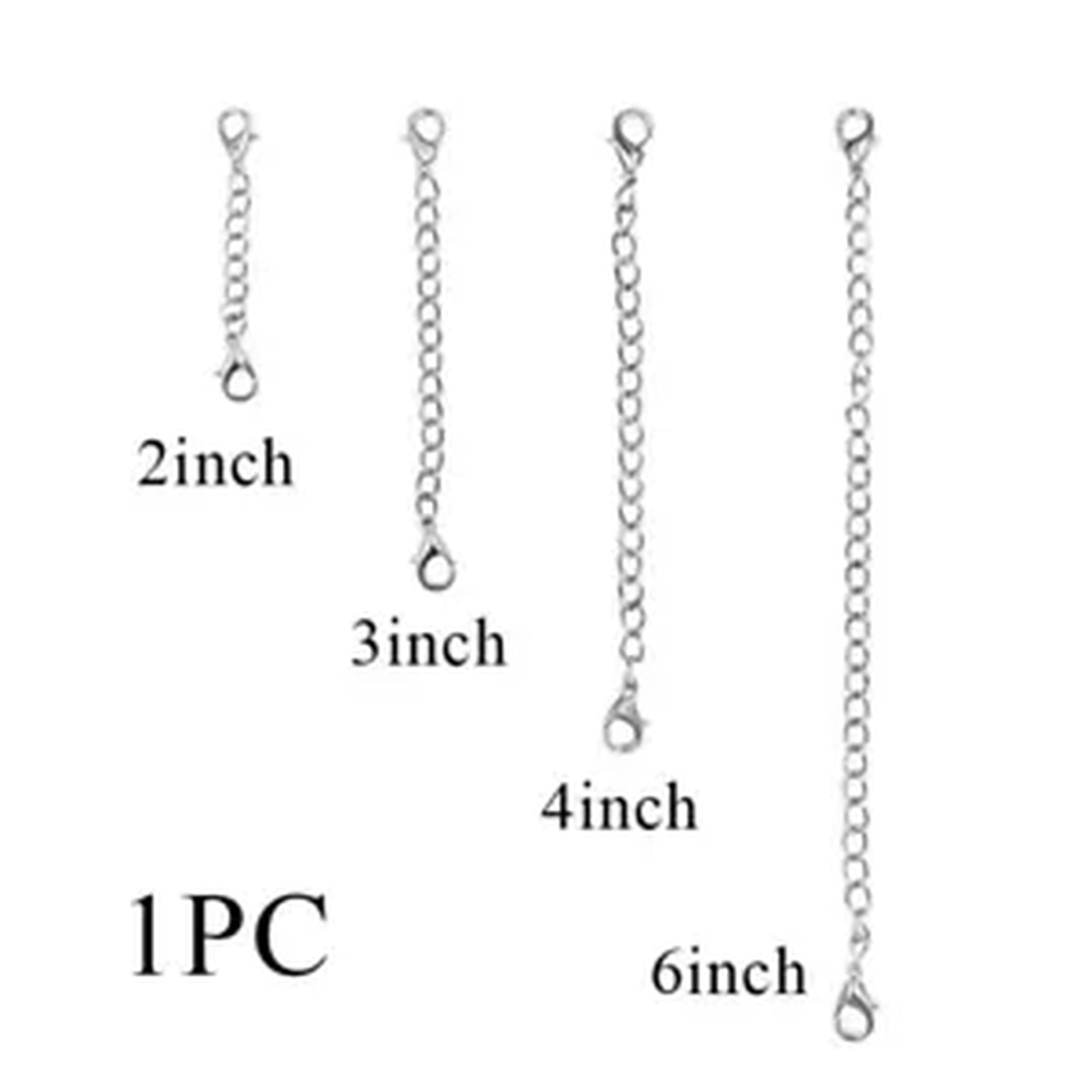 HOOUN 2/3/4/6inch Extender /Safety Chain Extender Necklace Bracelet ...
