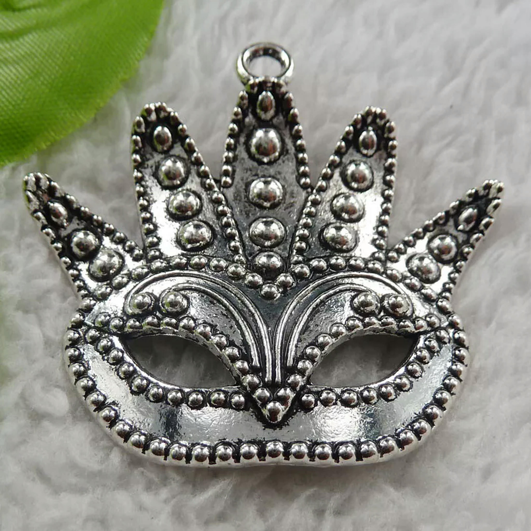 HOOUN 28 pcs tibet silver mask charms pendant 50x48mm B4364 - Walmart.com