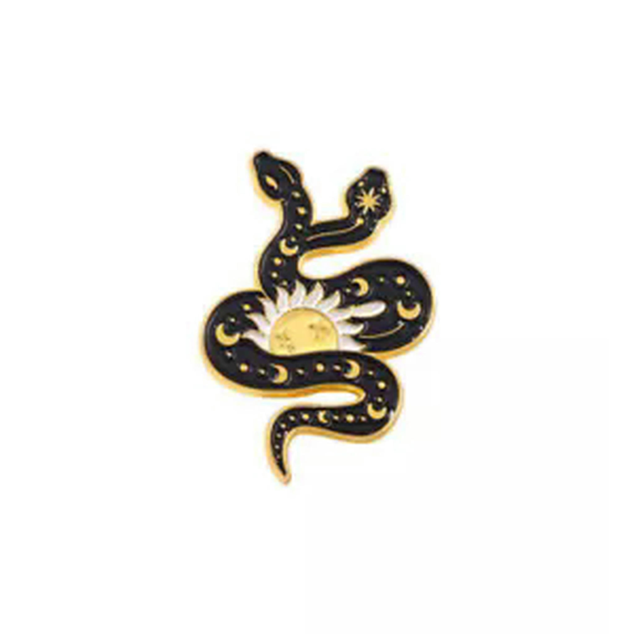 HOOUN Animal Fruit Brooch Metal Clothes Bag Halloween Snake Backpack ...