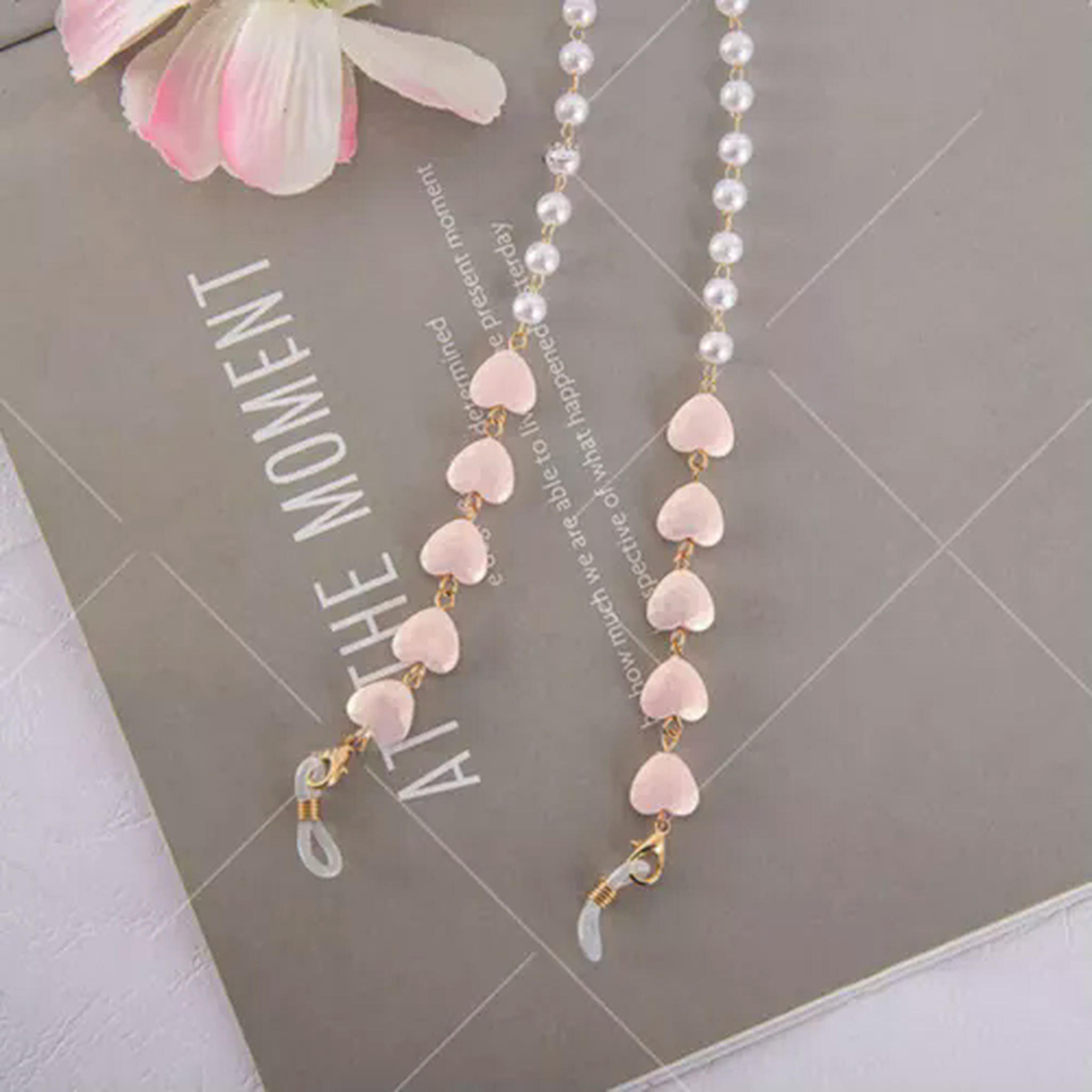 HOOUN Beaded Sunglasses Chain Strap Reading Glasses Neck Cord Lanyard ...