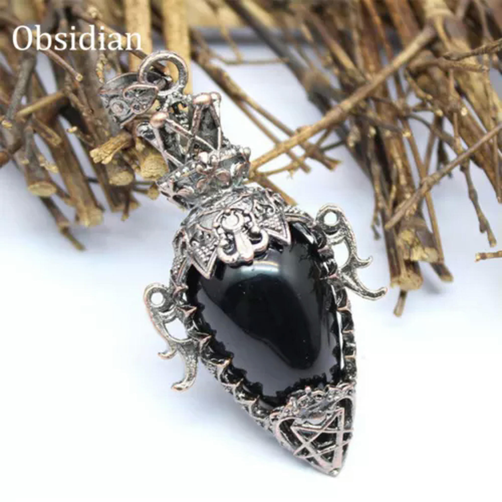 HOOUN Chakra Egg Crystal Pendulum for Dowsing Spiritual Divination ...