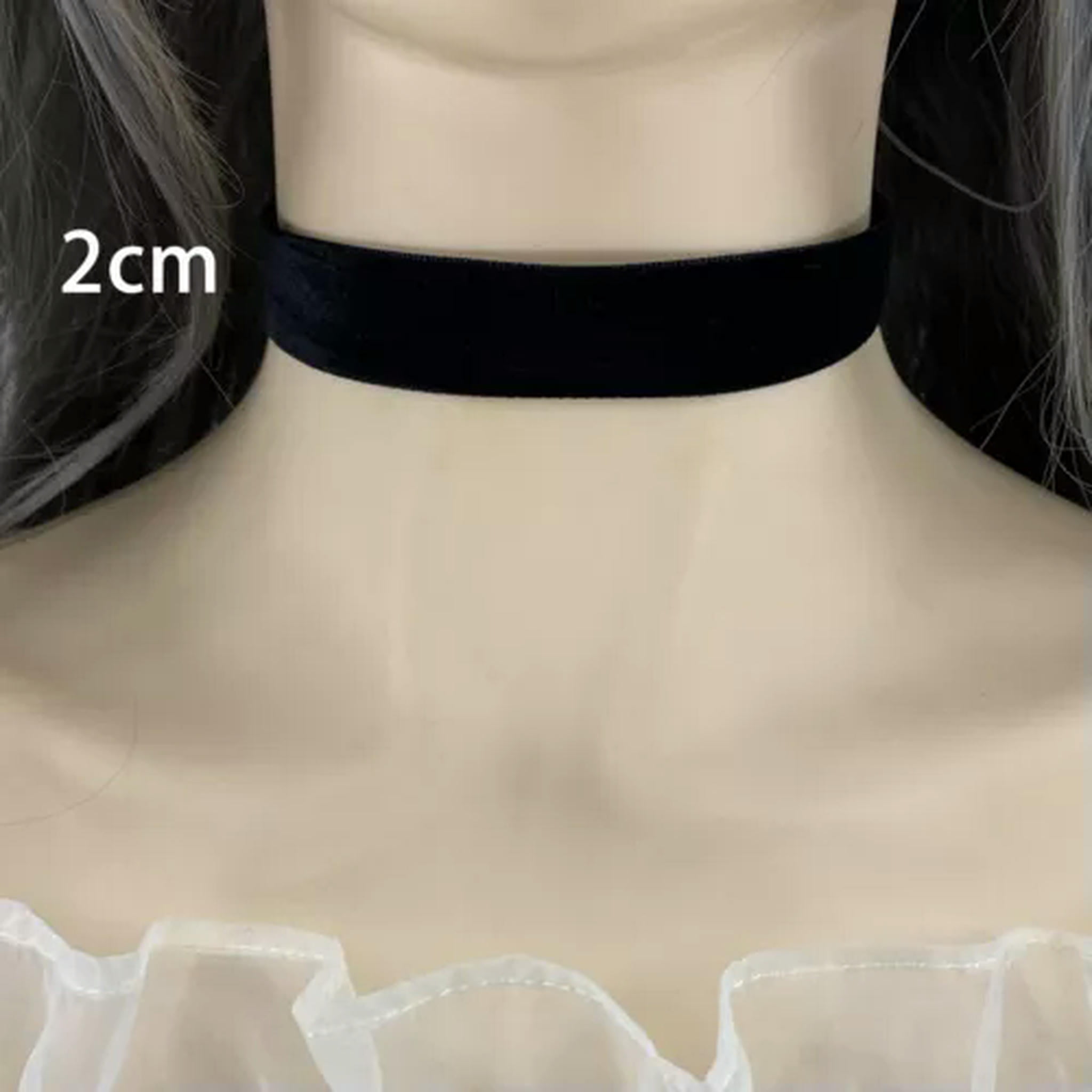 HOOUN Cloth Black Choker Collar Punk Goth Adjustable Sexy Velve ...