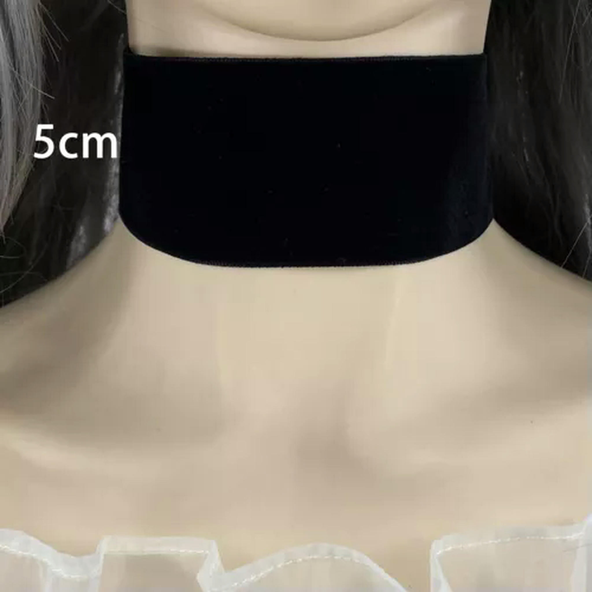 HOOUN Cloth Black Choker Collar Punk Goth Adjustable Sexy Velve ...