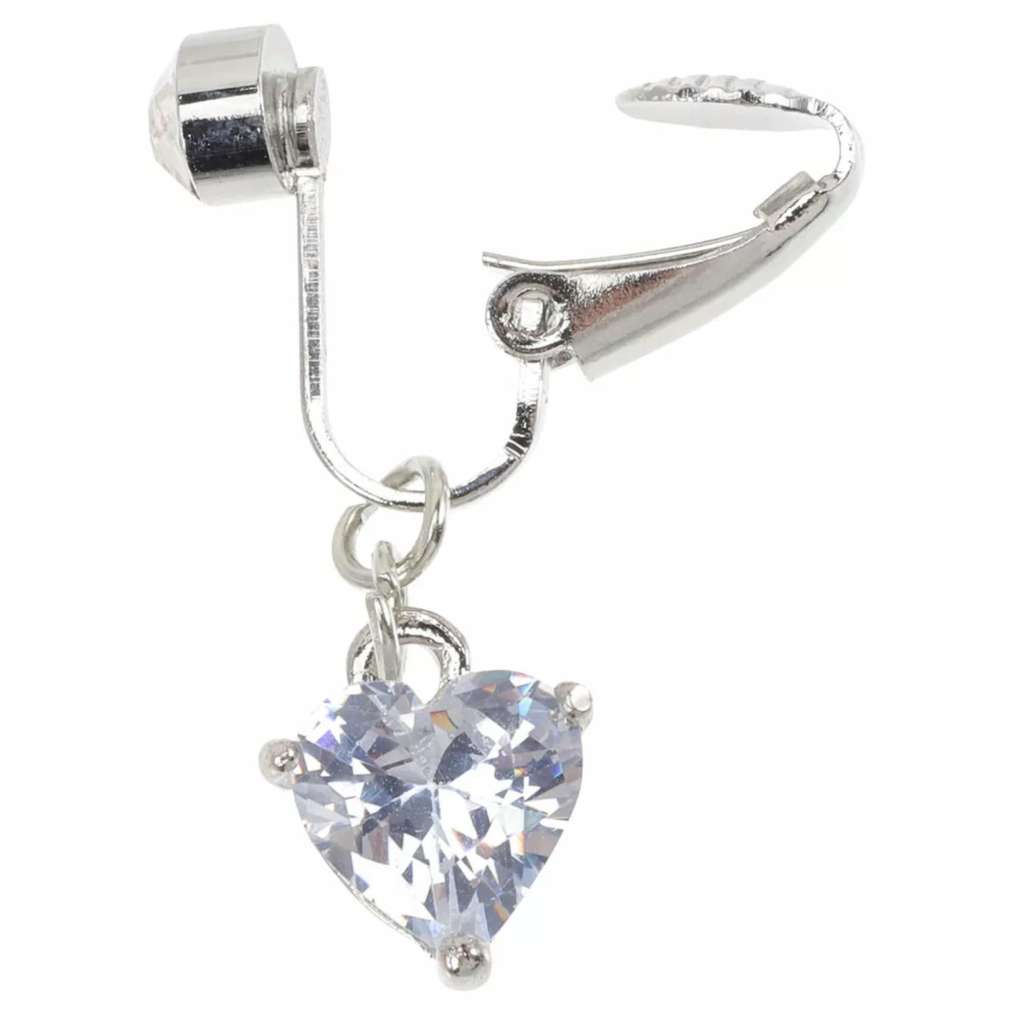 HOOUN Fake Belly Button Ring Navel Piercing Jewelry Long-lasting Color ...