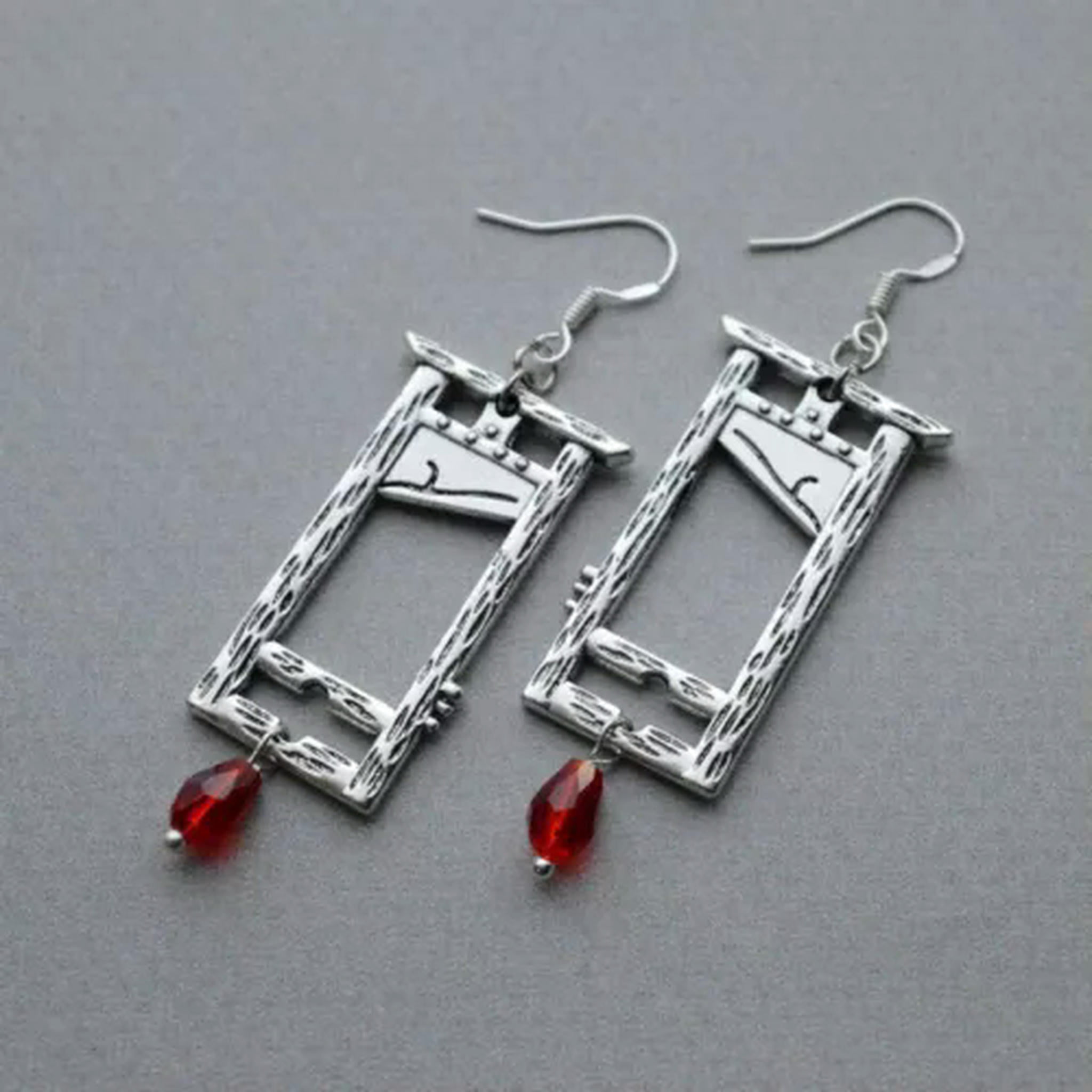 HOOUN Guillotine Earrings Macabre Gothic Gift Medieval Vintage Women ...
