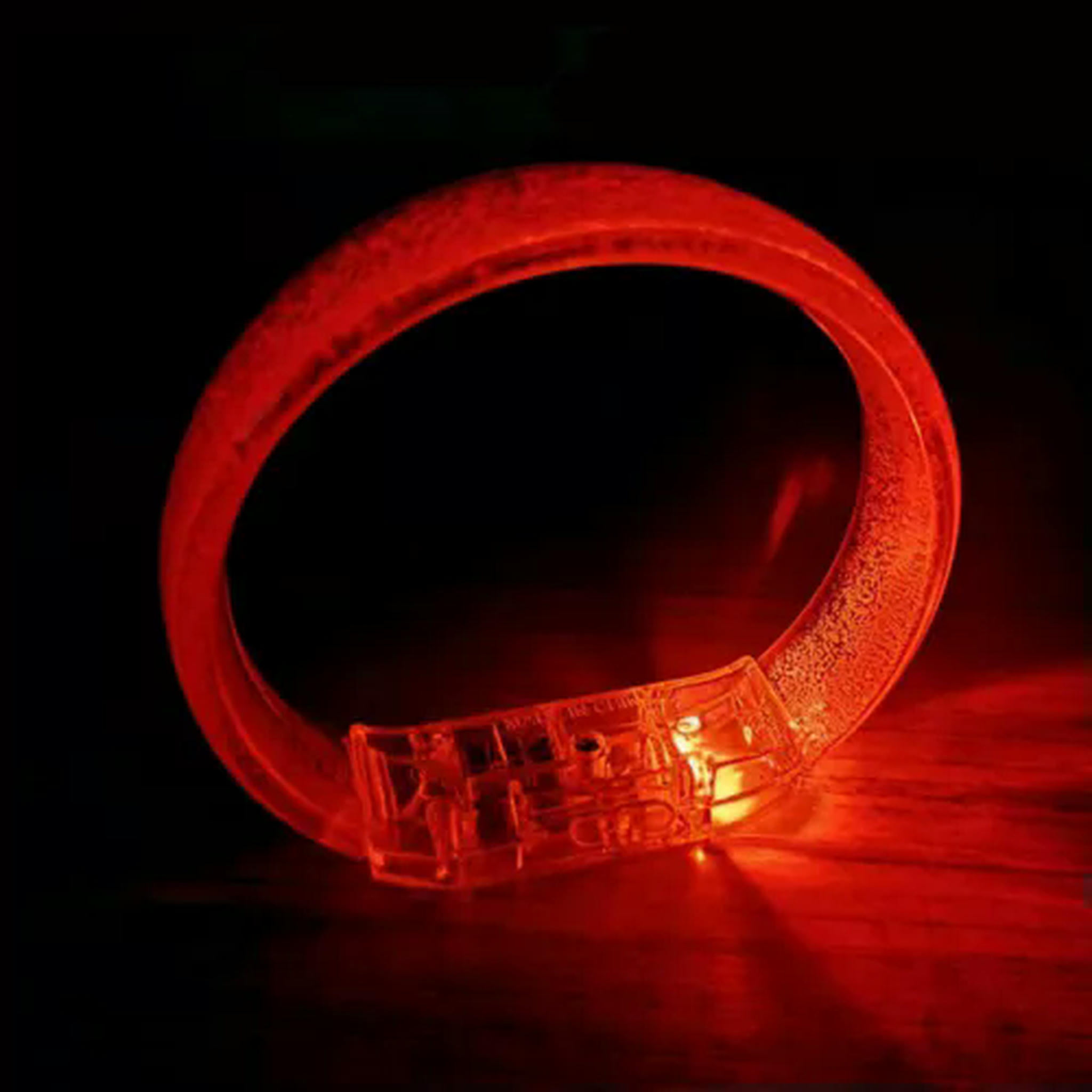 HOOUN Light Up LED Bracelets Flashing Glowing Wrist Band Blinking ...