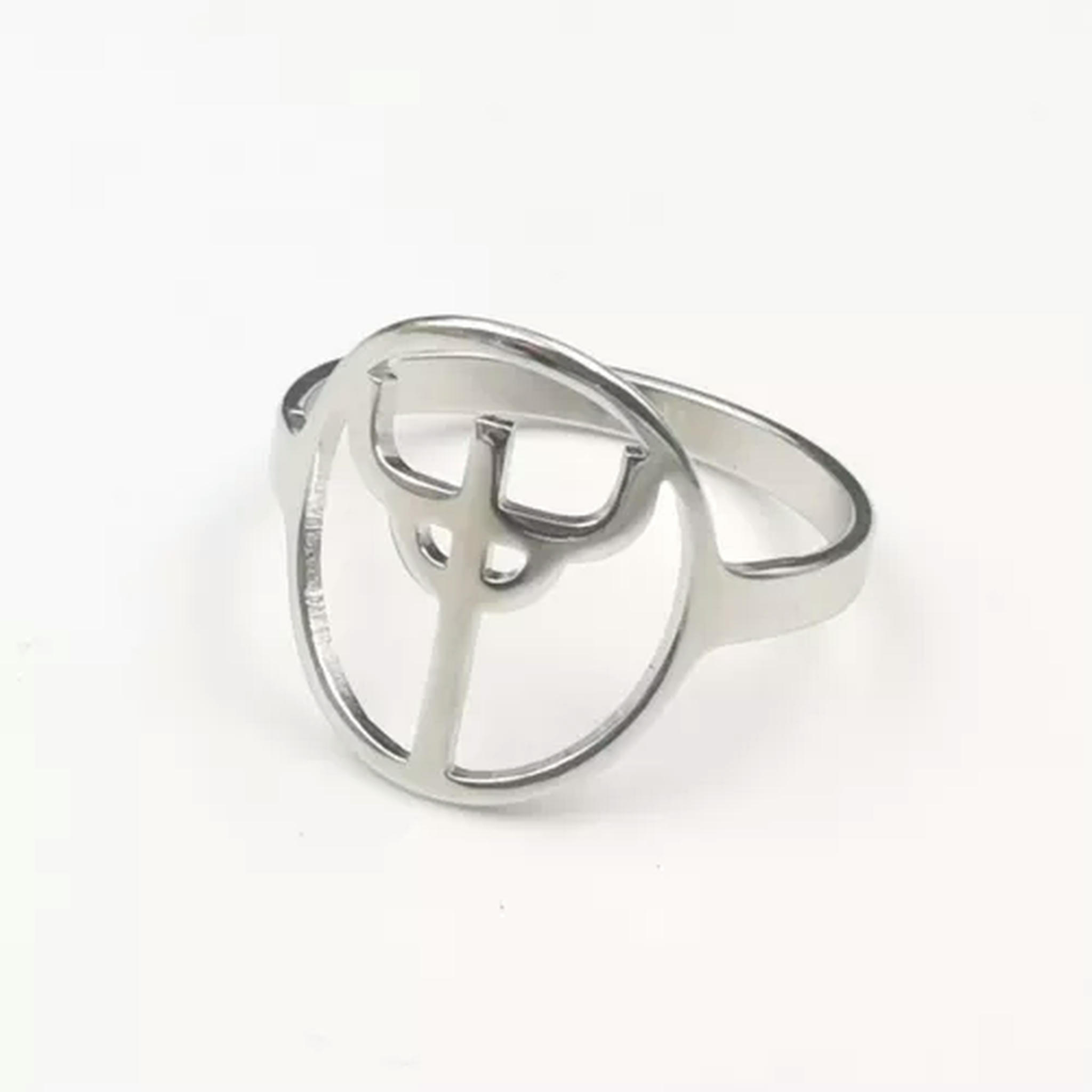 HOOUN Mens Ring Judas Priest Merch Logo Symbol Charm Amulet Stainless ...