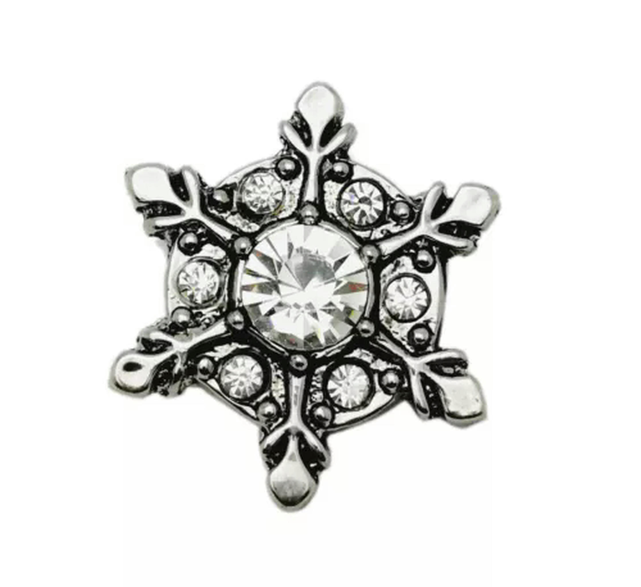 HOOUN Pretty Cute Charm Crystal Chunk Snap Button Fit For 18mm Drill ...