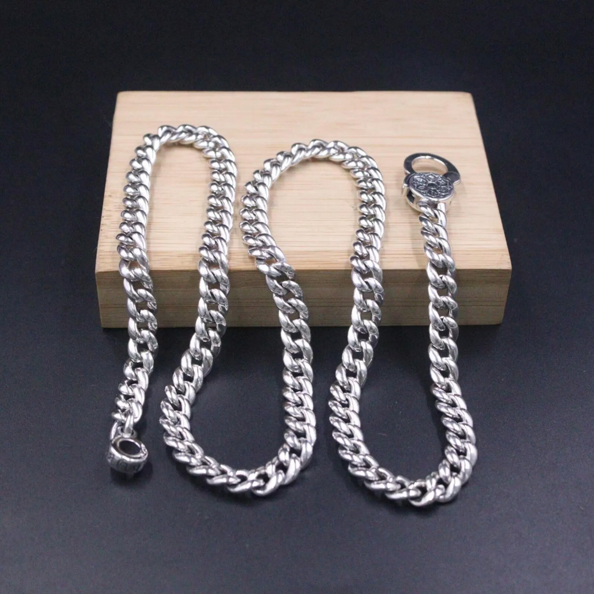 Versace Chain Collana In Argento Italiano - Italia Catenina Cavo 1.8mm