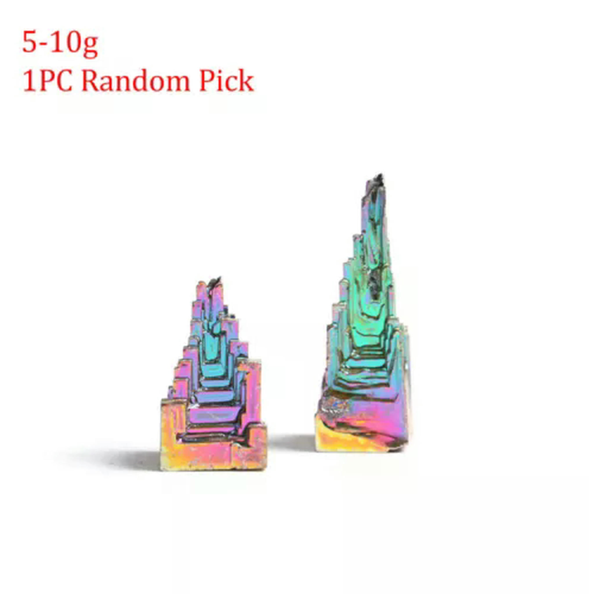 HOOUN Rare Rainbow Titanium Bismuth Specimen Mineral Gem Crystal ...